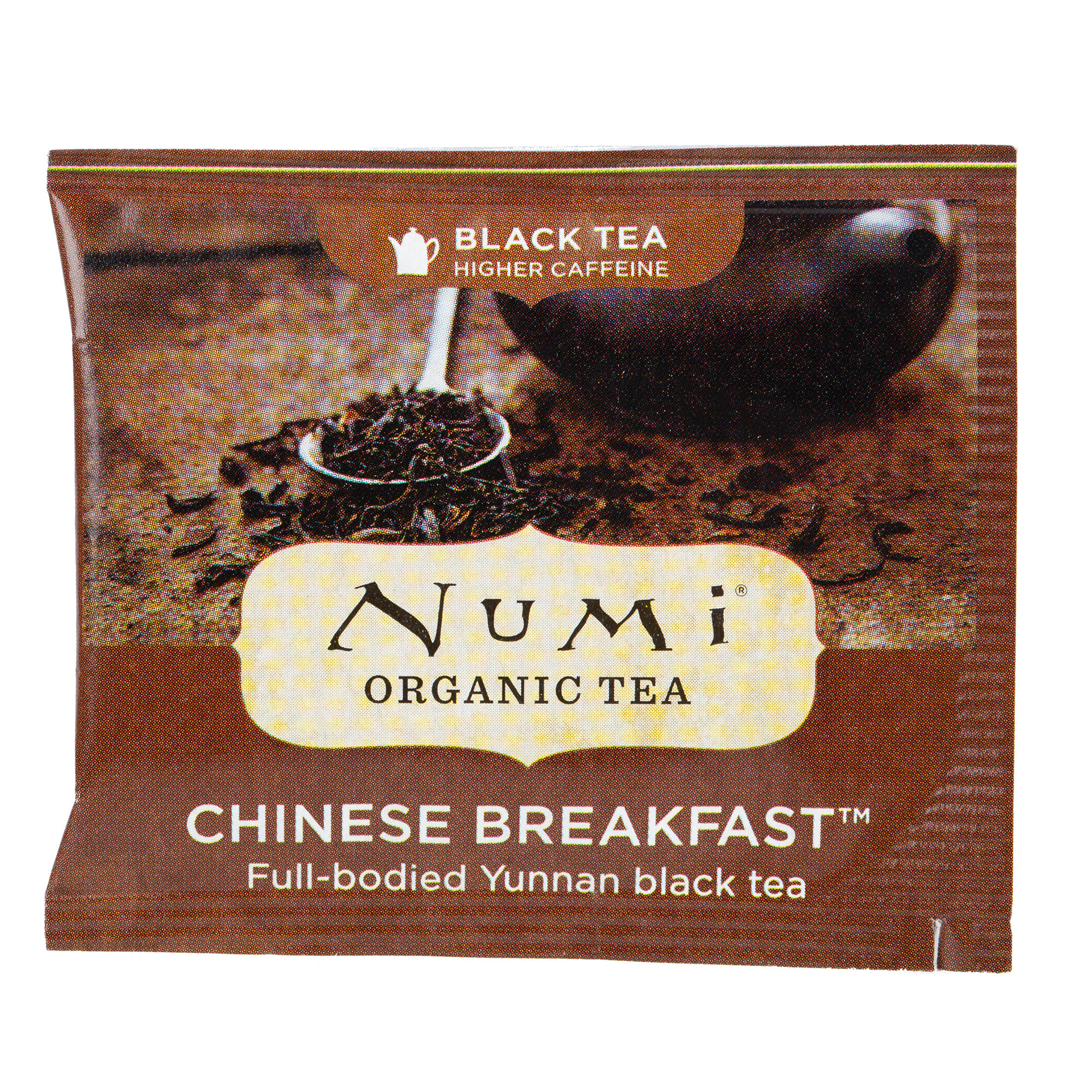 Numi Organic Chinese Breakfast Tea Bags - 100/Case