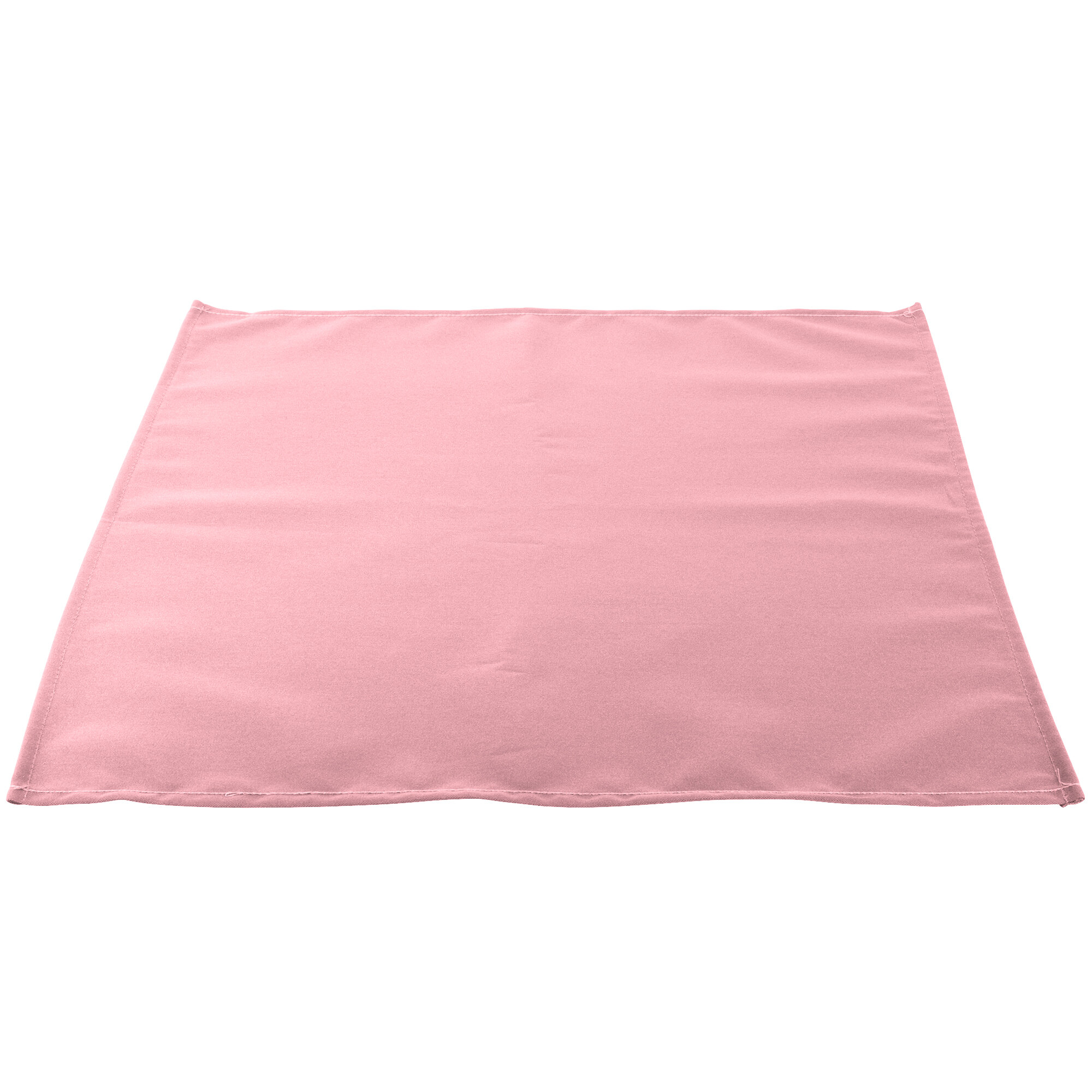 Intedge Pink 100% Polyester Cloth Napkins, 18" x 18" - 12/Pack
