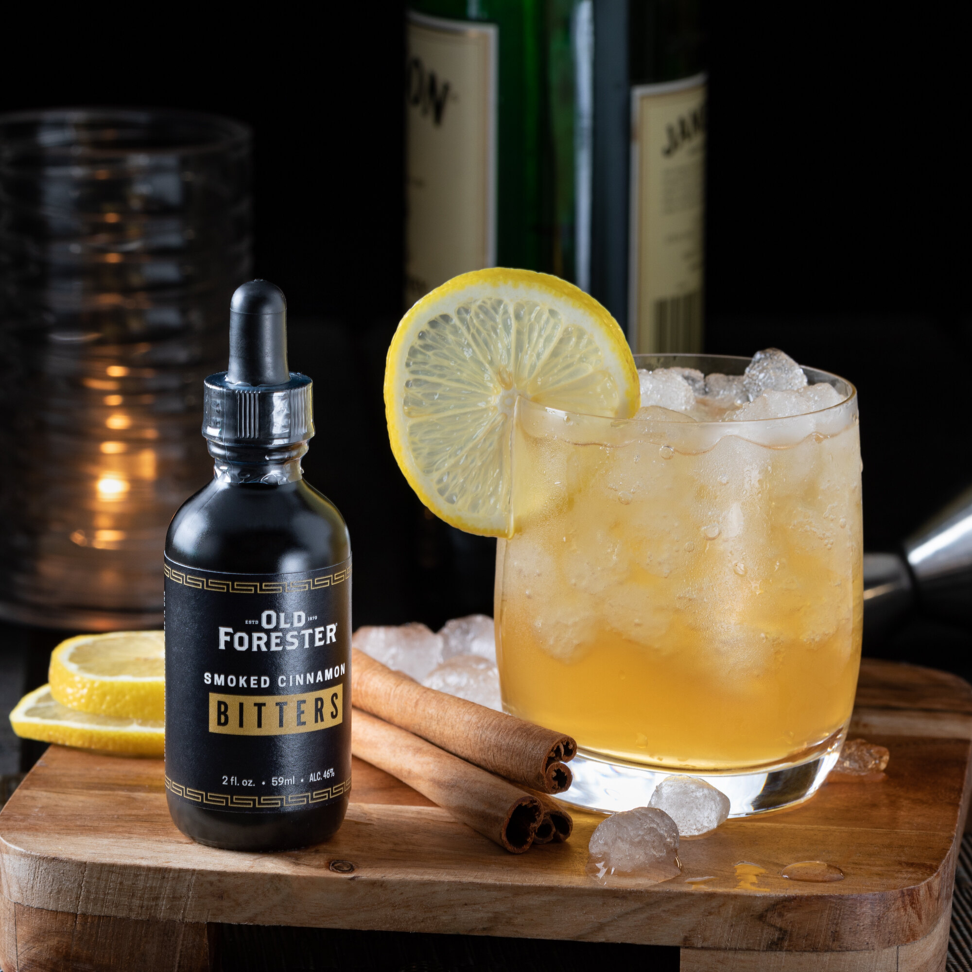Old Forester Smoked Cinnamon Bitters, 2 oz. - WebstaurantStore