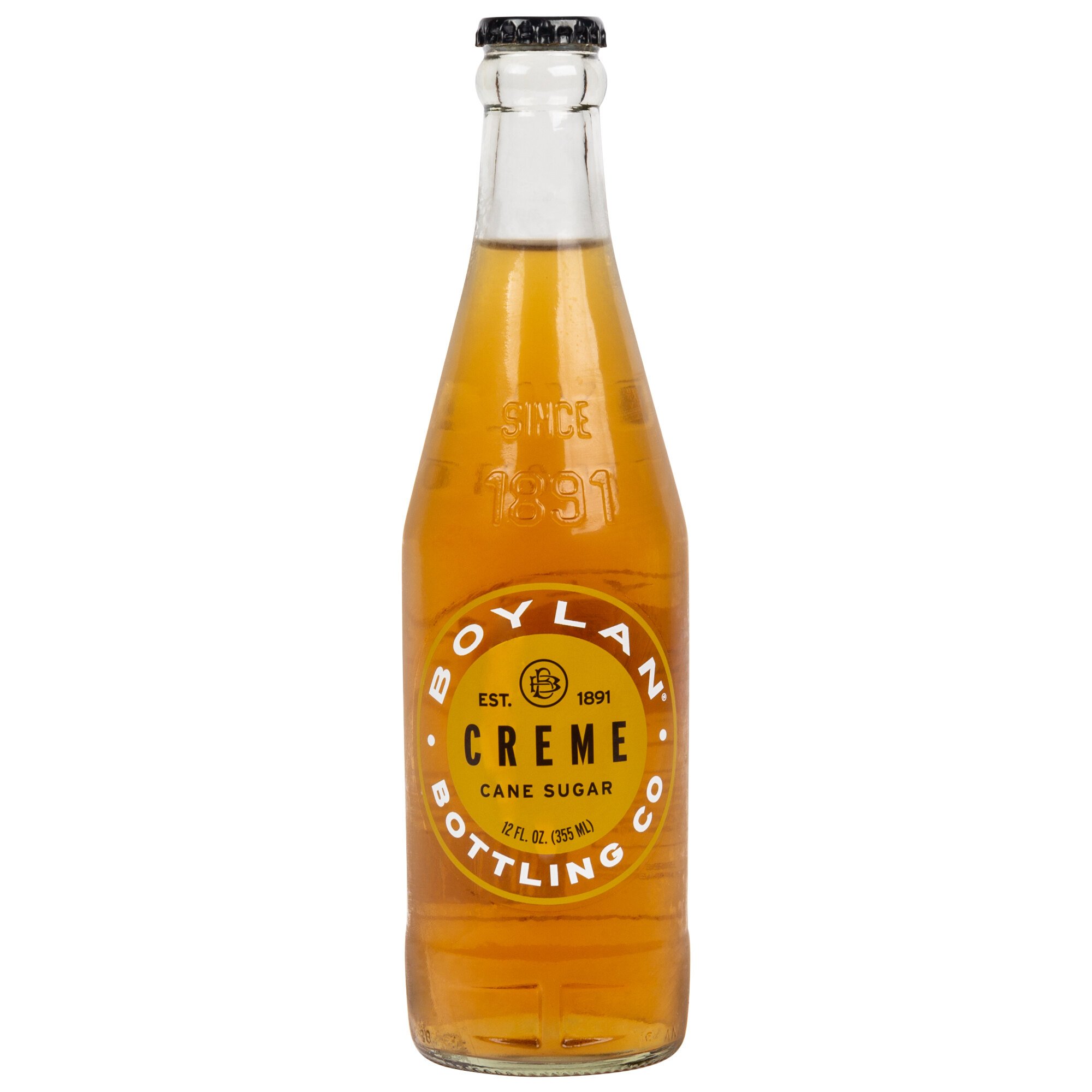 Boylan Bottling Co. 12 fl. oz. Natural Creme Soda 4-Pack - 6/Case