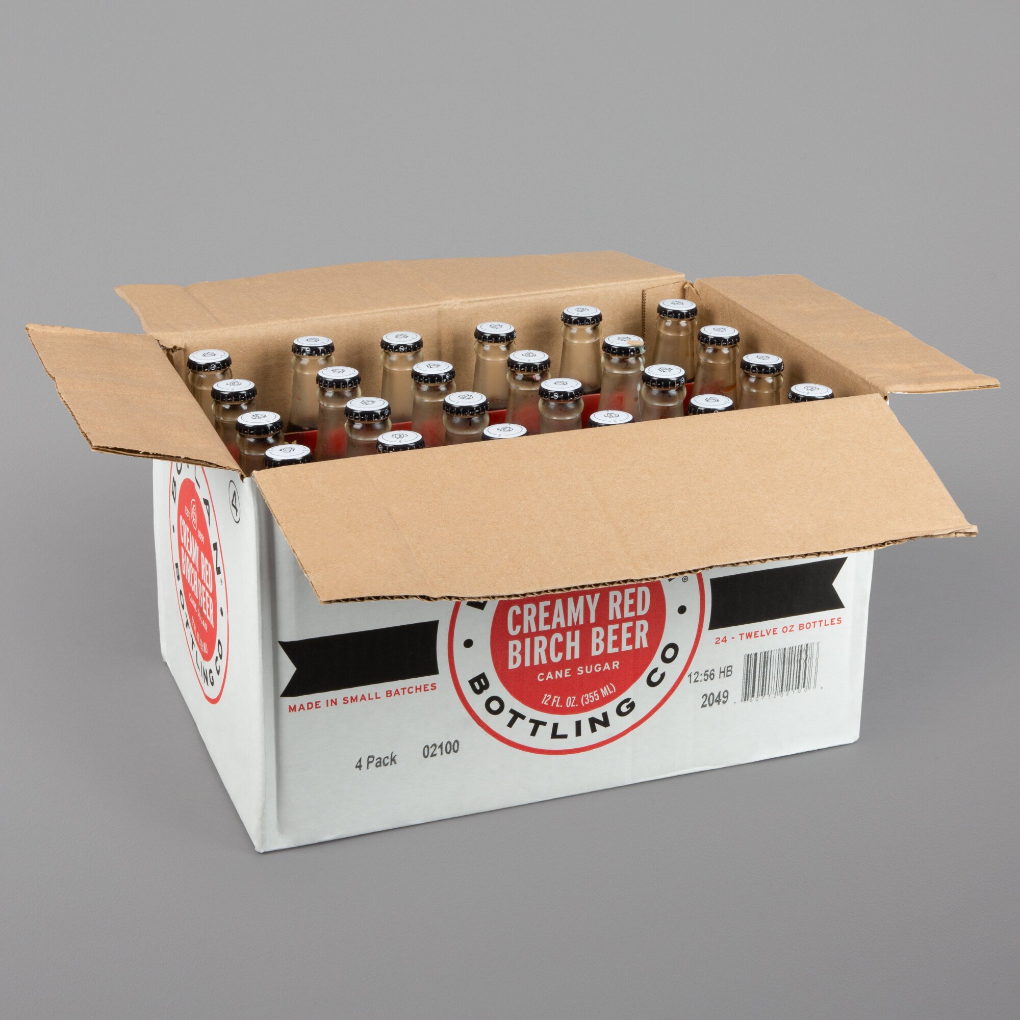 Boylan Bottling Co. 12 fl. oz. Creamy Red Birch Beer 4-Pack - 6/Case