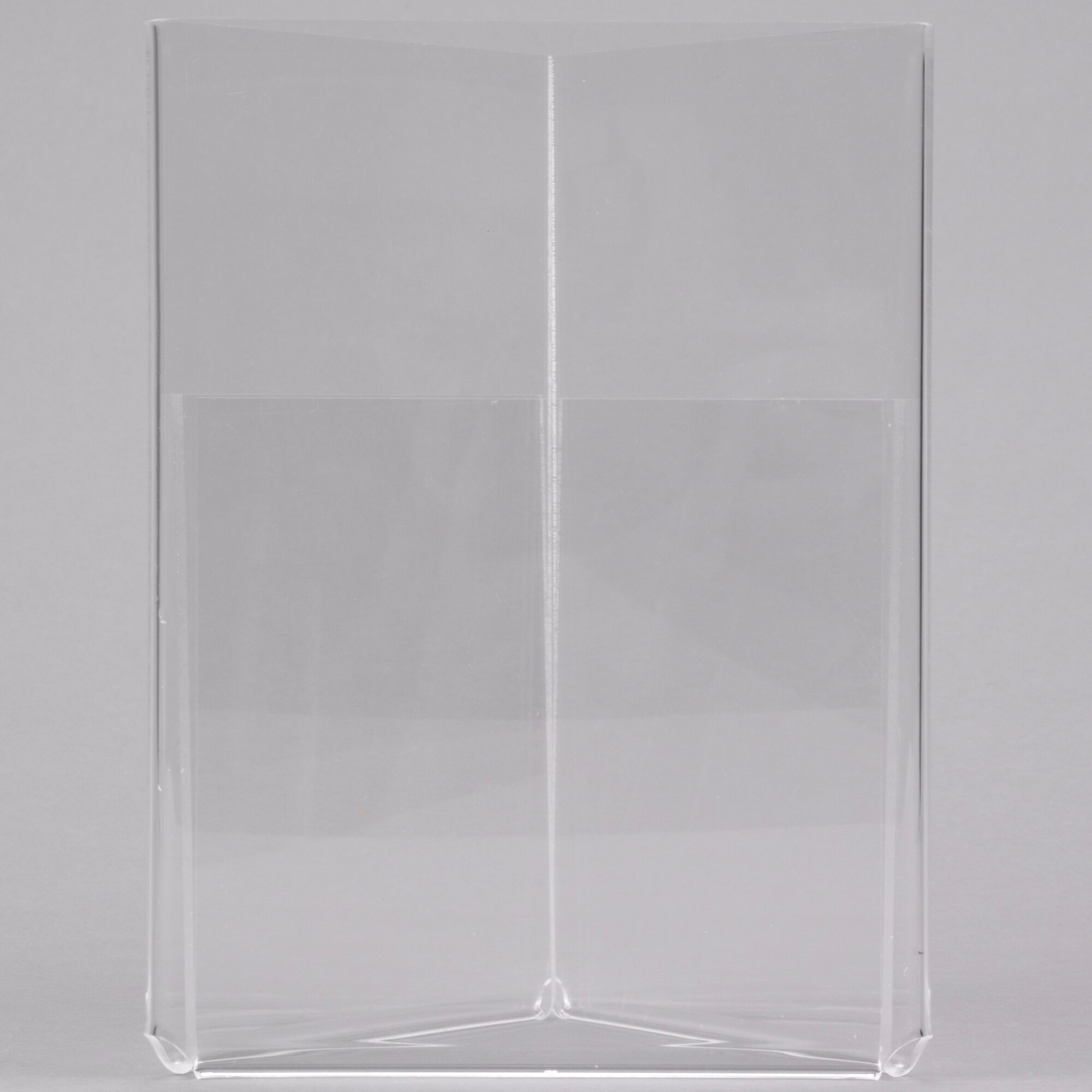 Tablecraft 50703 Three Sided Acrylic Table Tent 5" x 7"