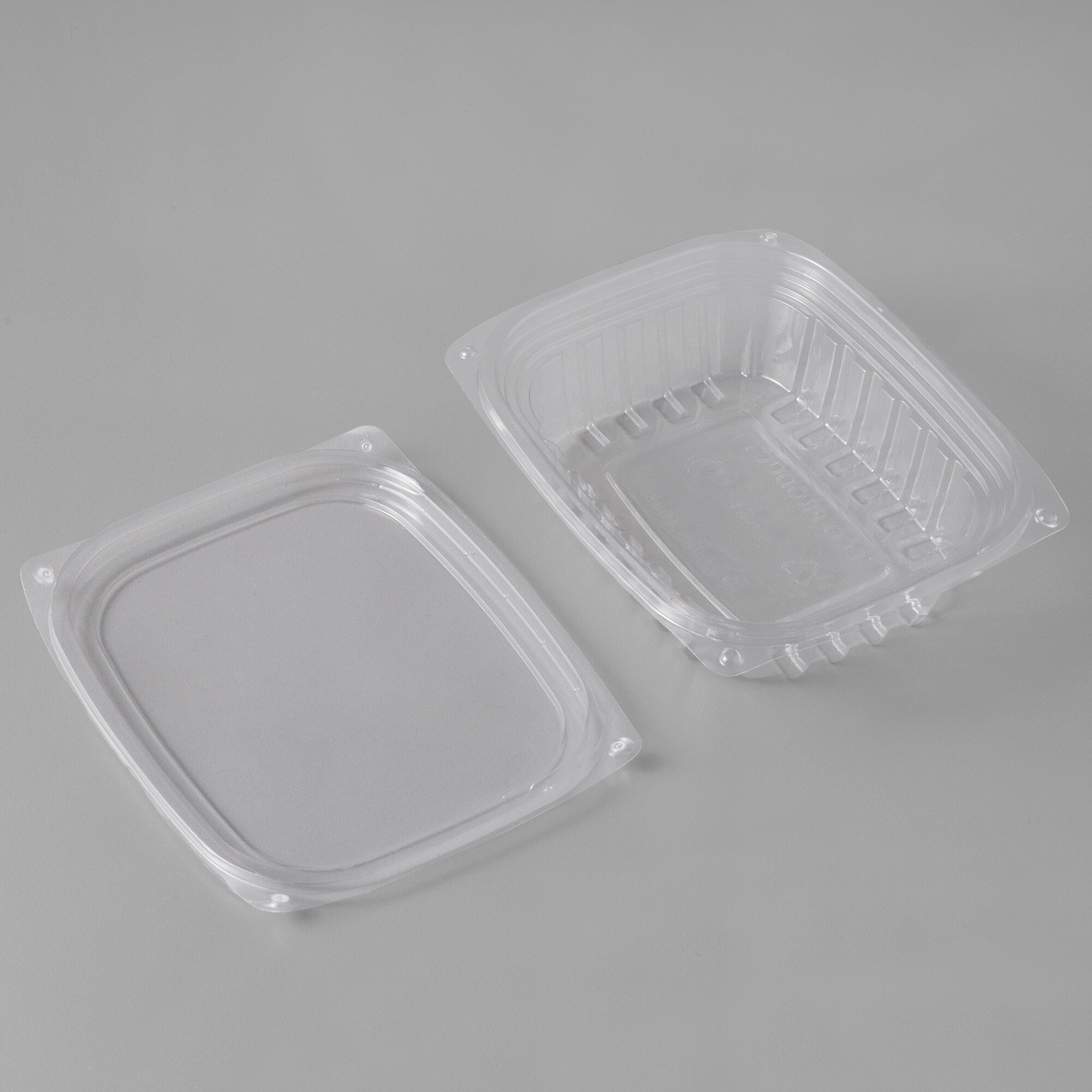 Eco Products EP-RC8 8 oz. PLA Plastic Compostable Rectangular Deli ...