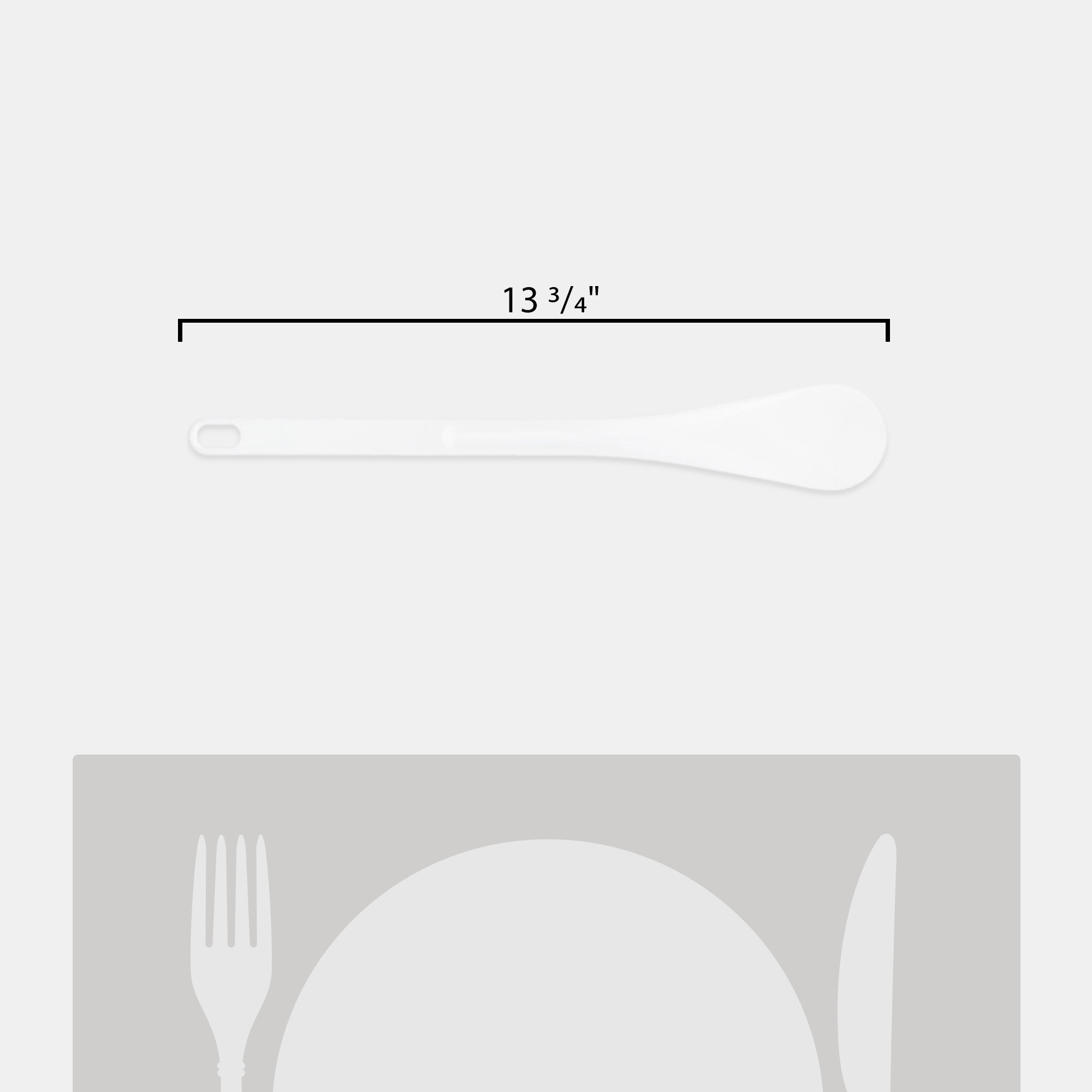 Mercer Culinary M35122 Hell's Tools® 13 3/4" White High Temperature ...