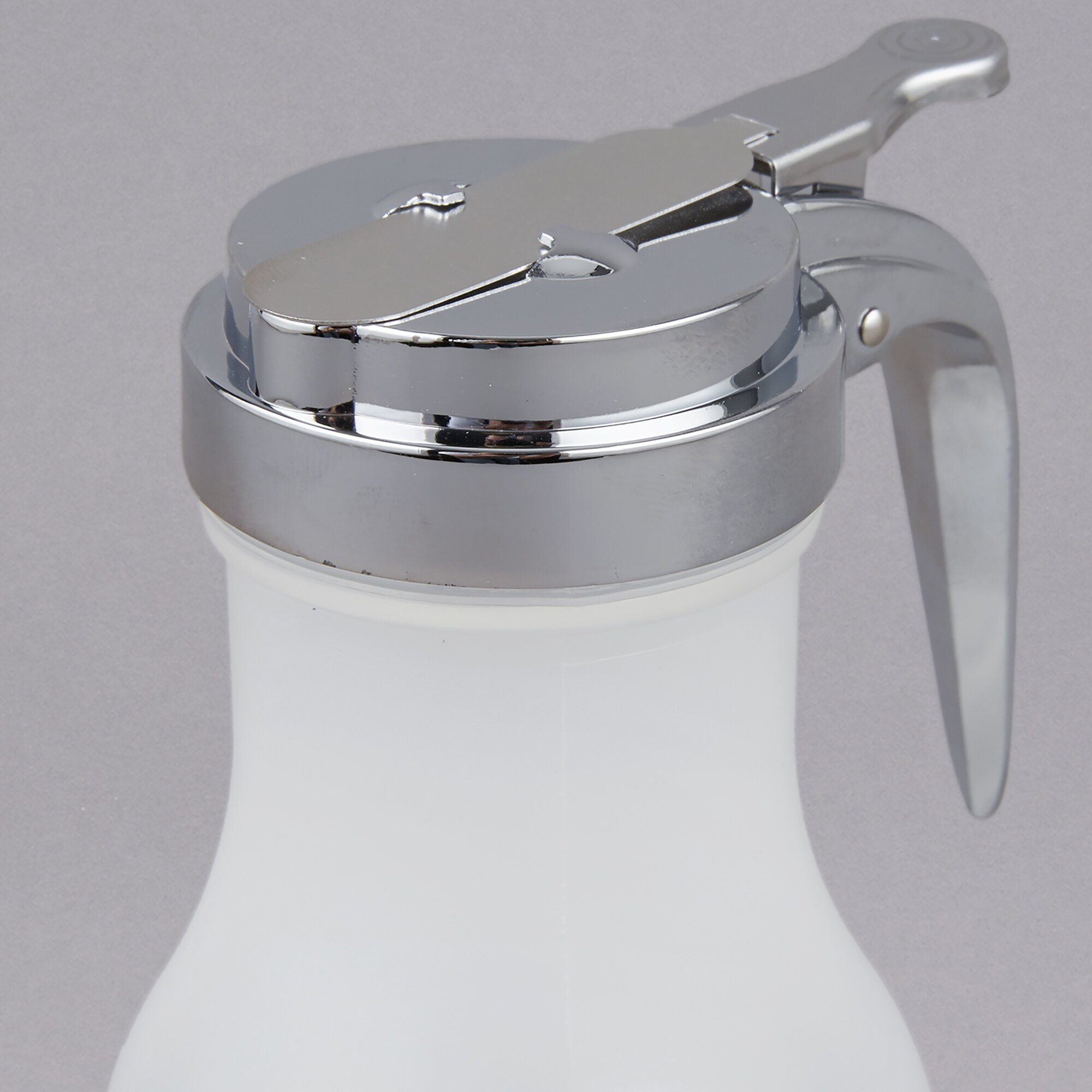 Tablecraft PP410 10 oz. Polypropylene Teardrop Syrup Dispenser with ...