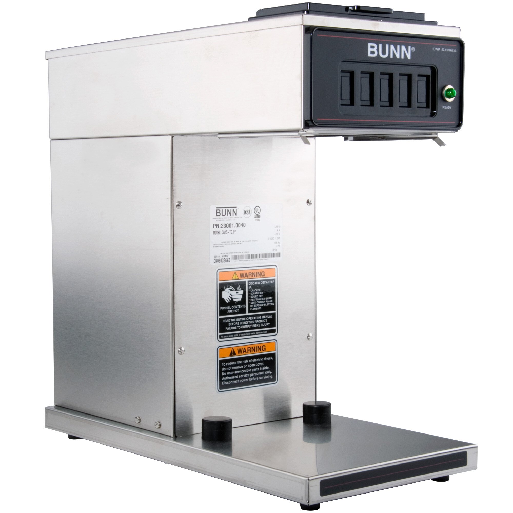 Bunn 23001.0040 CW15-TC Pourover Thermal Carafe Coffee Brewer - 120V