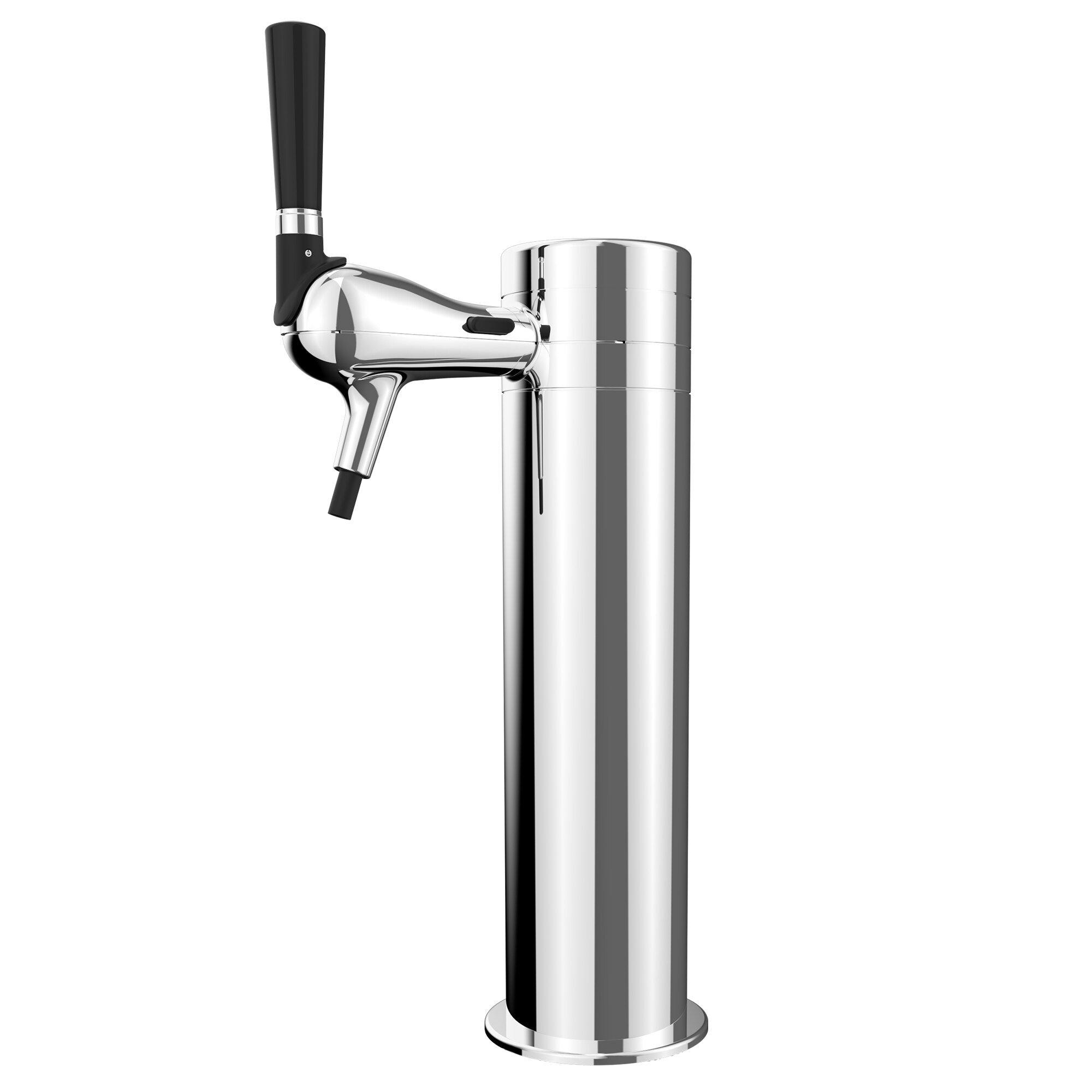 Micro Matic FD-T-1 FlexiDraft Chrome 1 Tap Tower - 3 1/2" Column