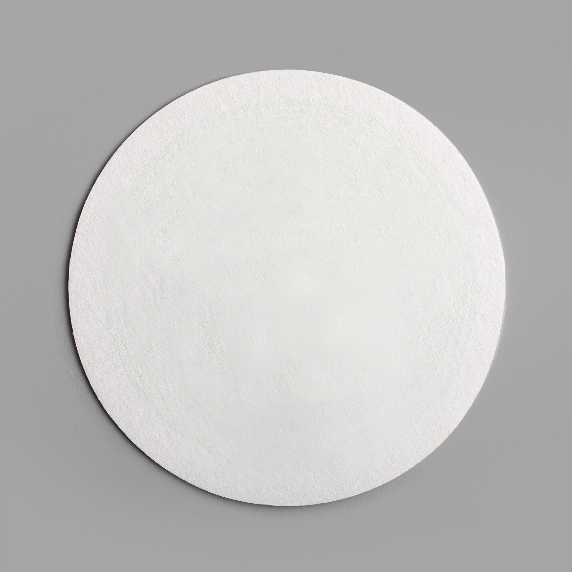 3 1/2" White Round 80 pt. Customizable Paper Coaster - 1000/Case