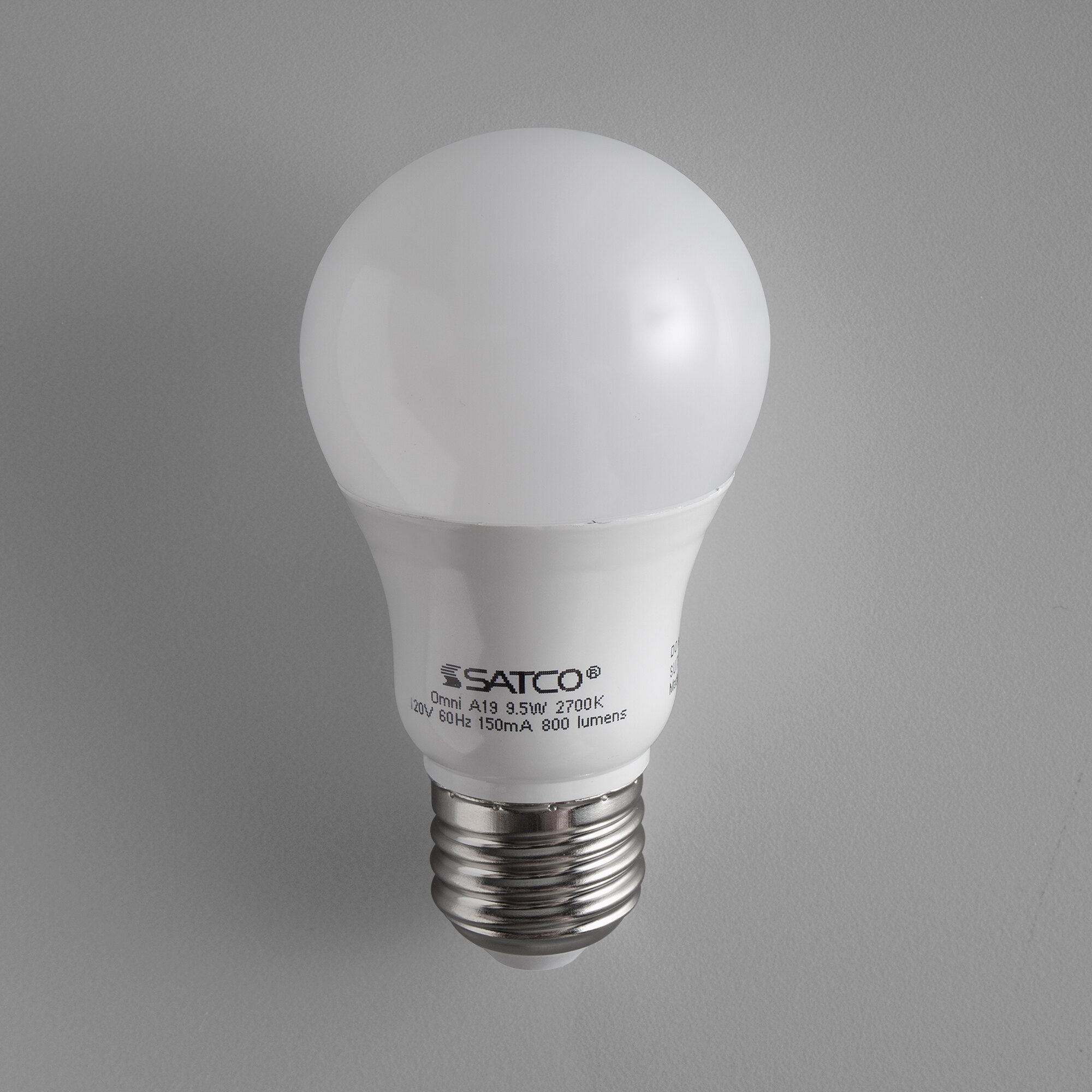 Satco S29596 9.5 Watt (60 Watt Equivalent) Frosted Warm White Multi-Directional LED Light Bulb ...