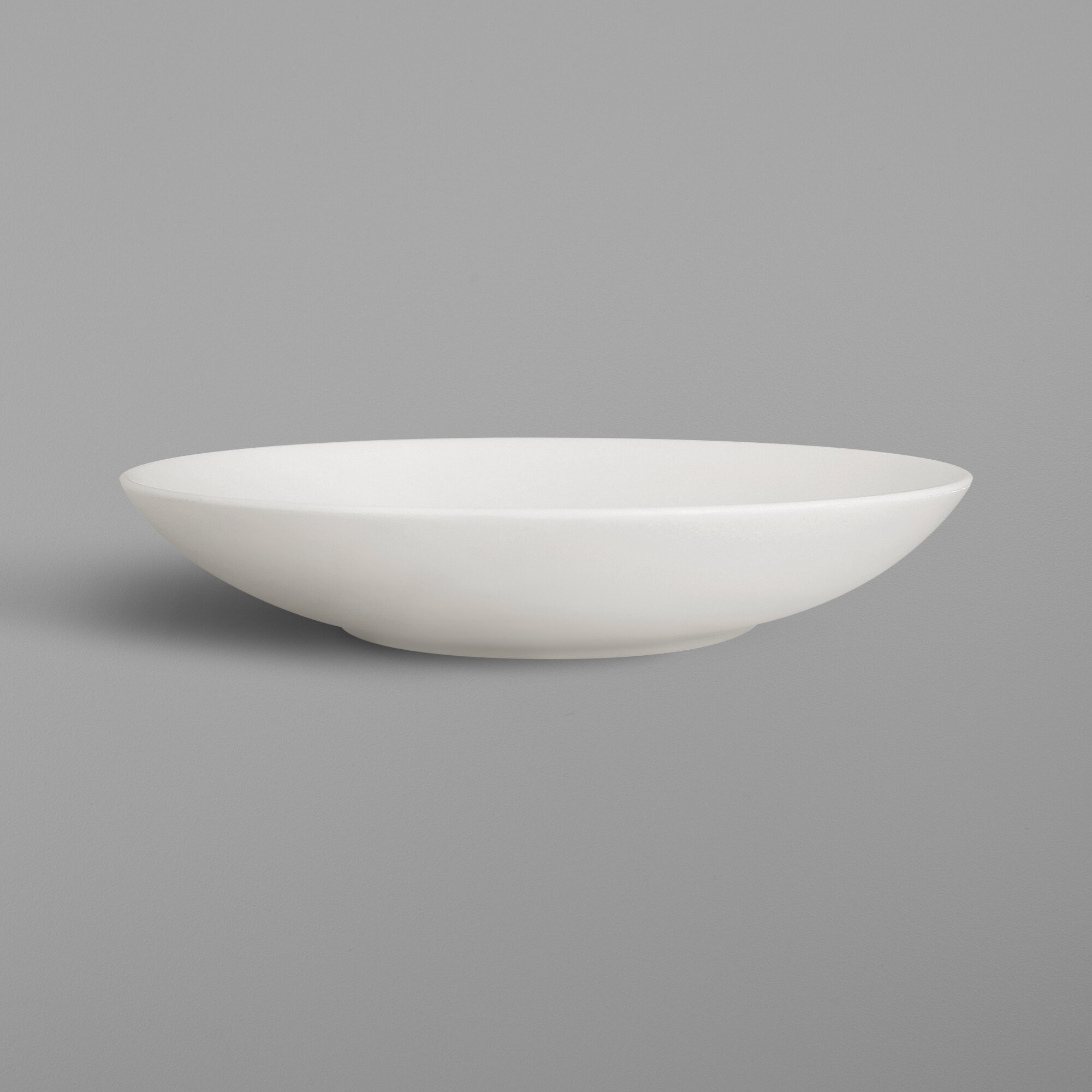 RAK Porcelain NNDP23 Nano 9 1/8" Ivory Porcelain Deep Coupe Plate - 12/Case