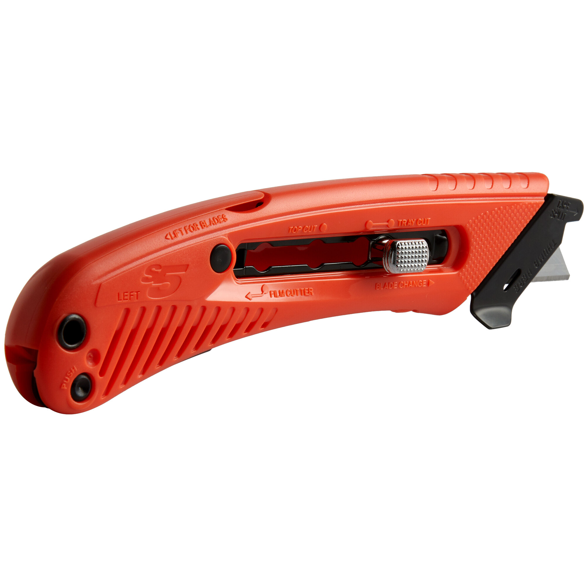 Pacific Handy Cutter S5L Red Left-Handed 3-In-1 Safety Cutter