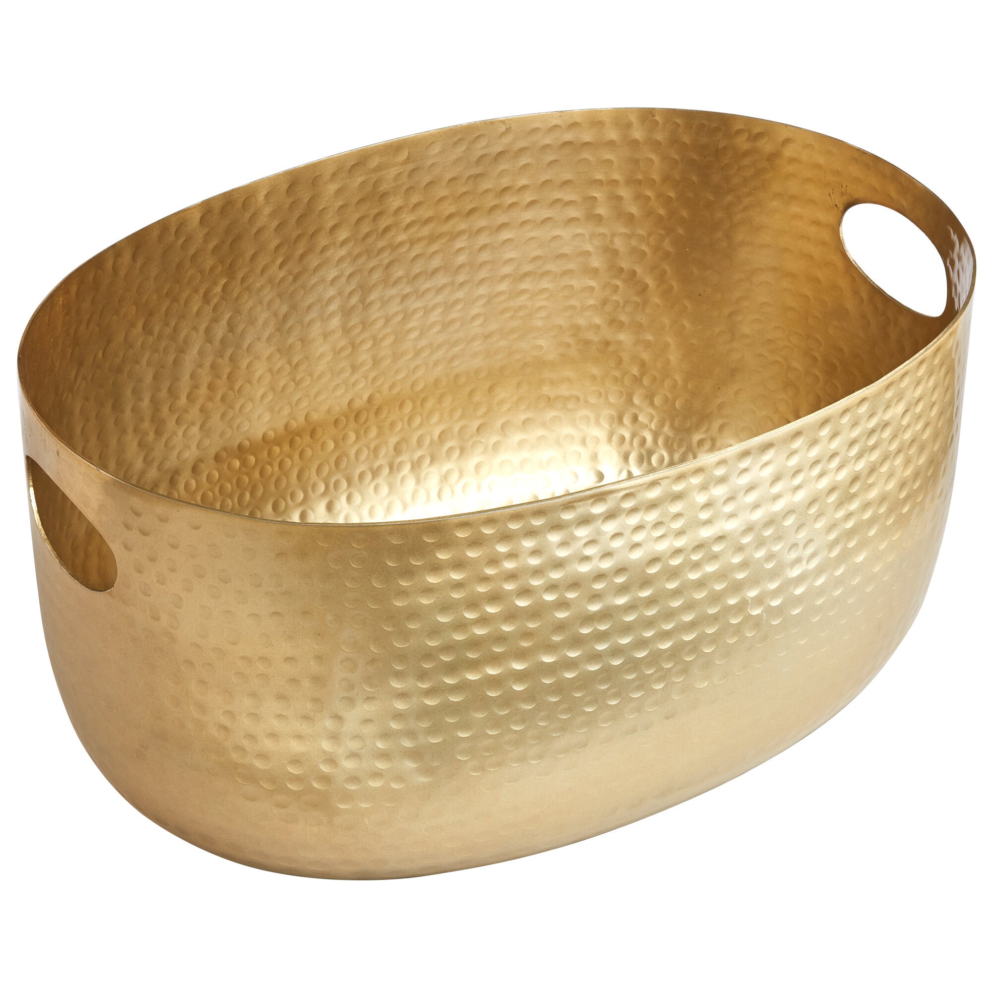 American Metalcraft ATHG10 Gold Hammered Aluminum Beverage Tub - 15" x ...