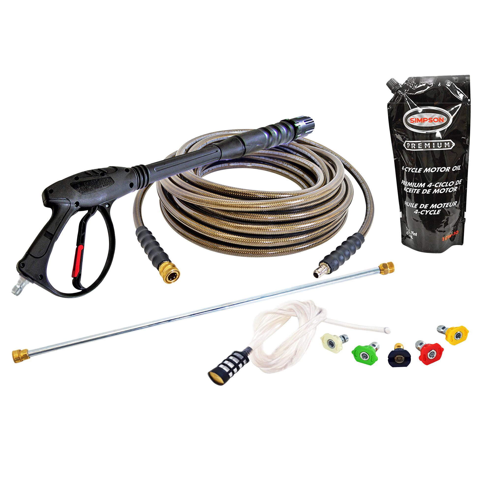 Simpson 60843 Powershot Pressure Washer with 50' Hose - 4400 PSI; 4.0 GPM