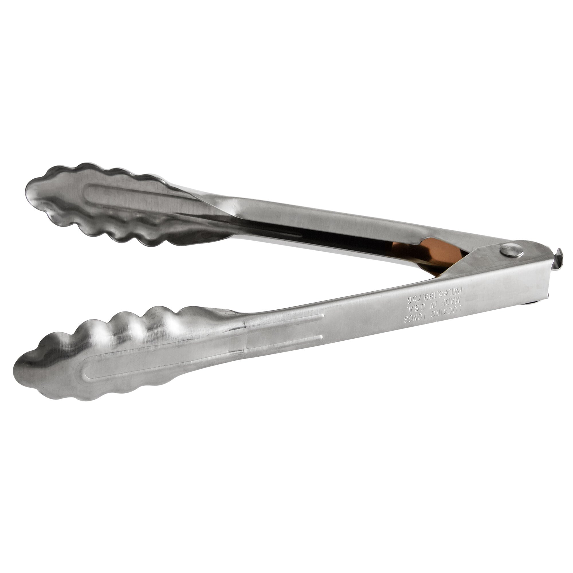 Edlund 4407 44 Series 7" Heavy-Duty Scallop Utility Tong with Lock