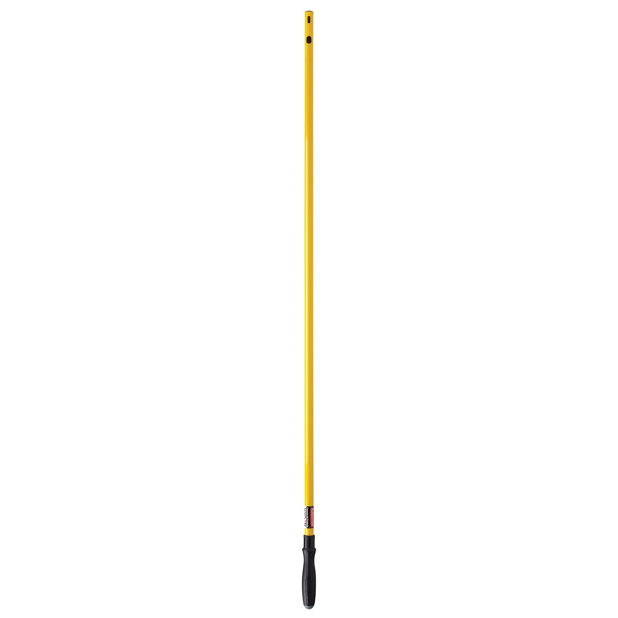 Rubbermaid FGQ75000YL00 HYGEN 58" Yellow Quick-Connect Handle