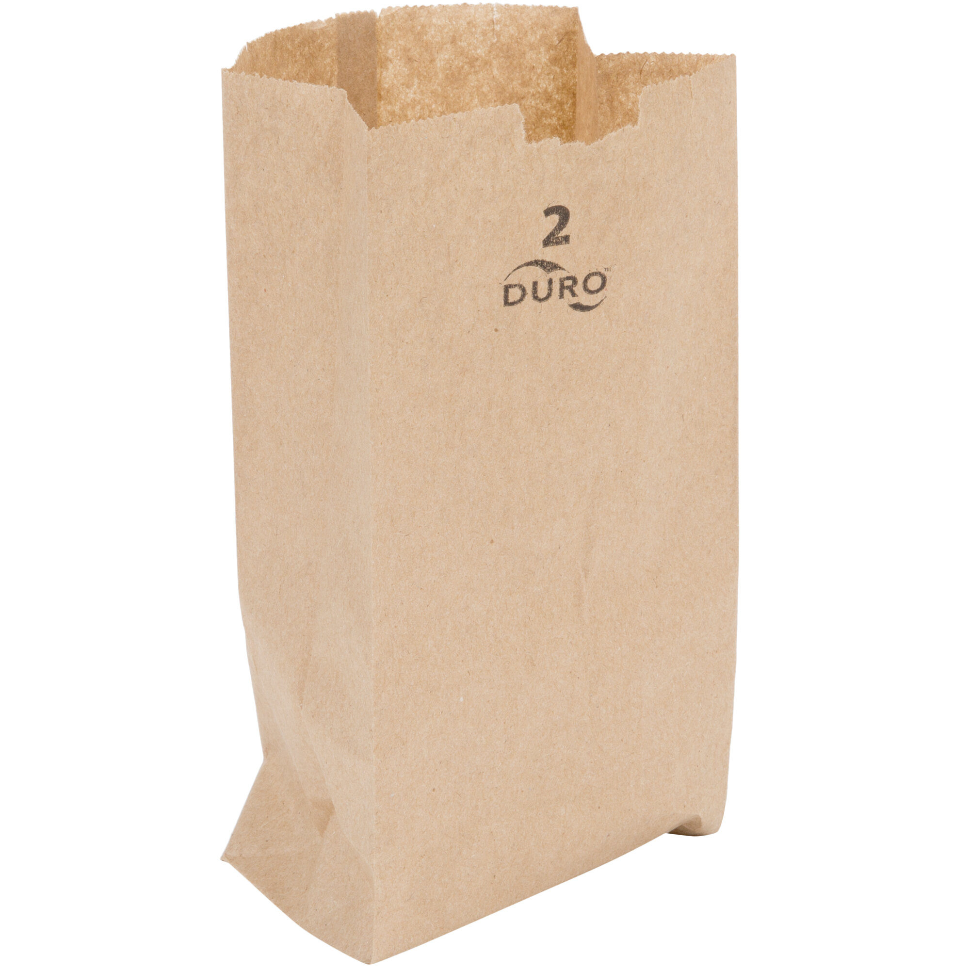 Duro 2 lb. Brown Paper Bag - 500/Bundle