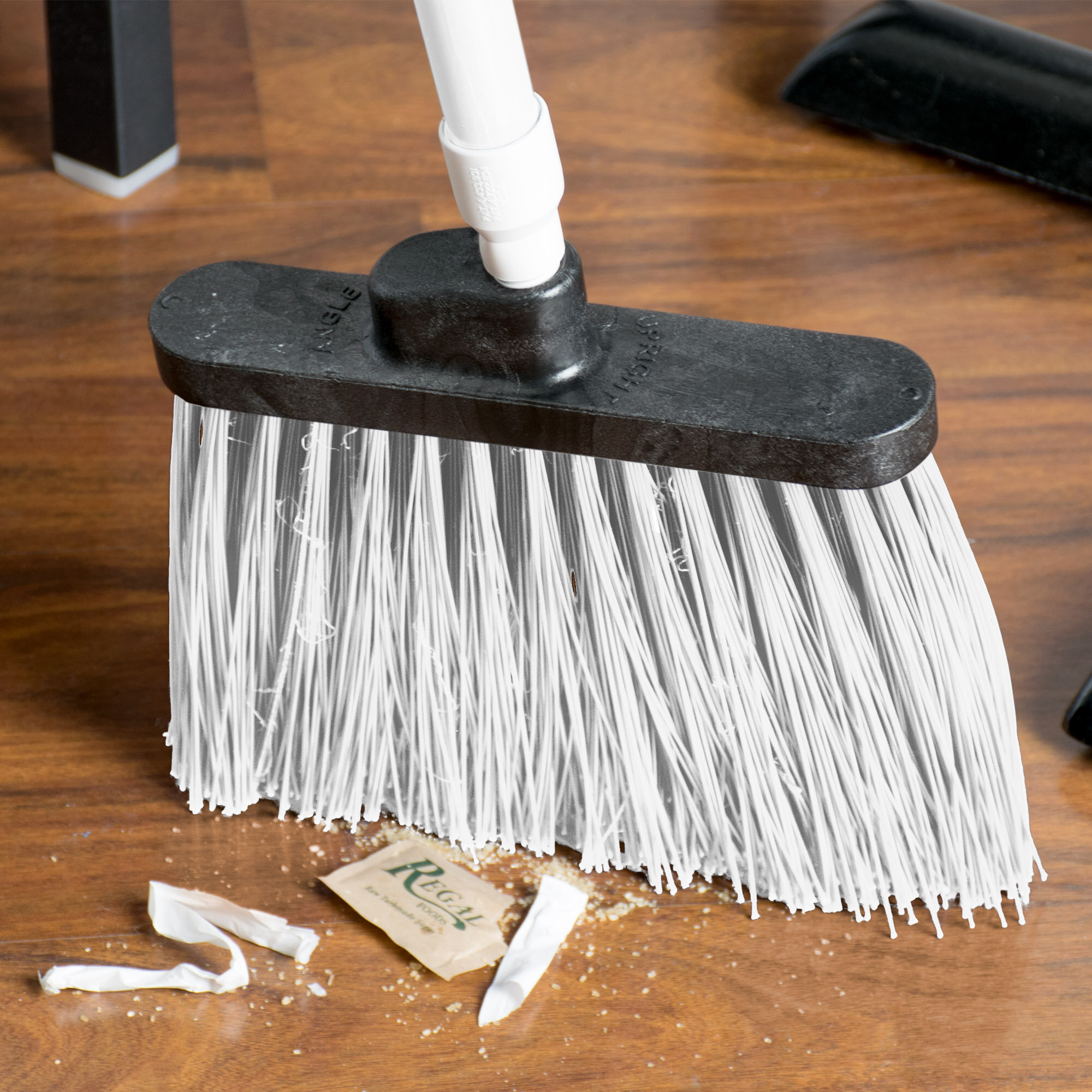 Carlisle 4108302 Sparta Spectrum Duo-Sweep 12" Angled Broom with White ...