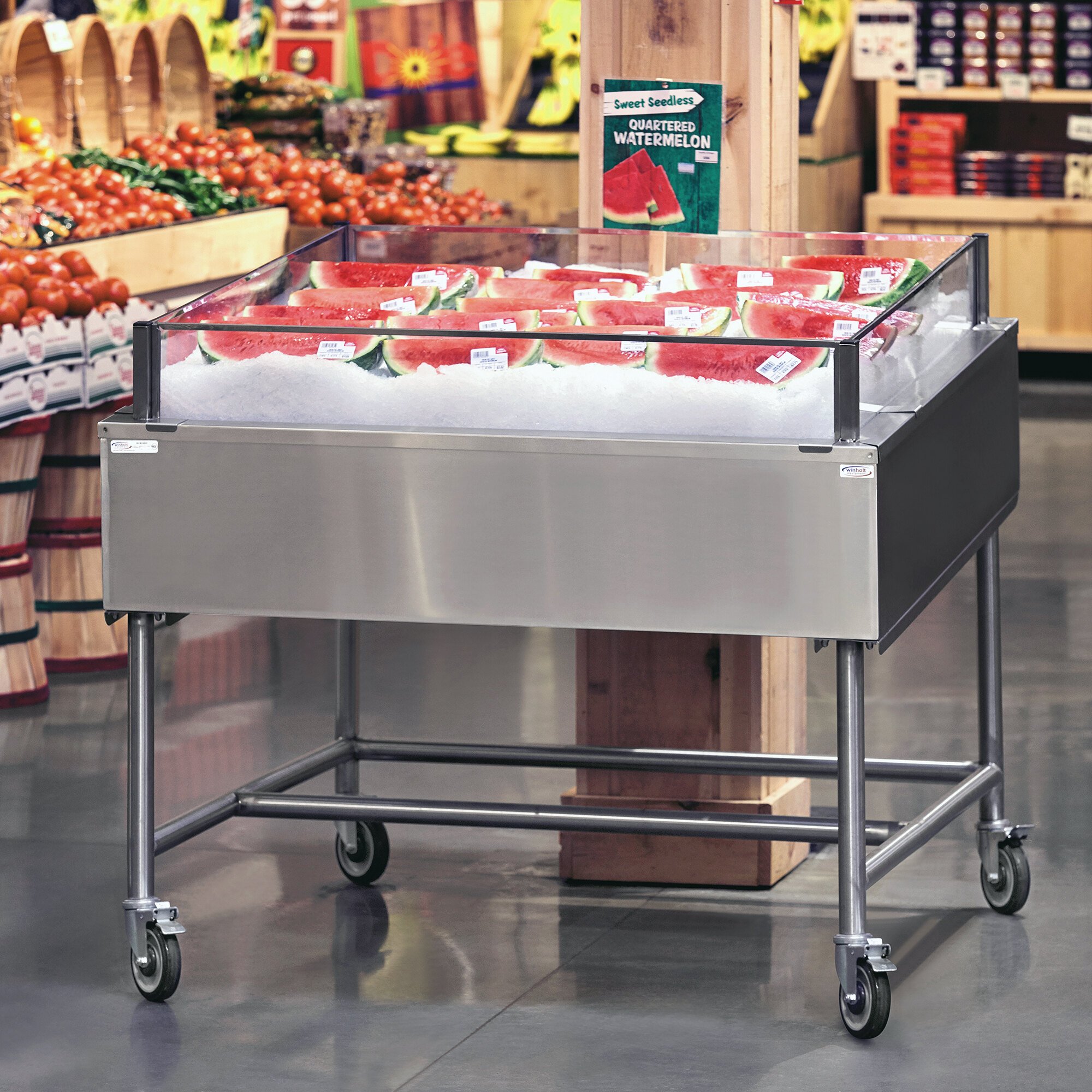 Winholt SSMIT4848-MLC/SNG 48" Stainless Steel Insulated Cold Food ...