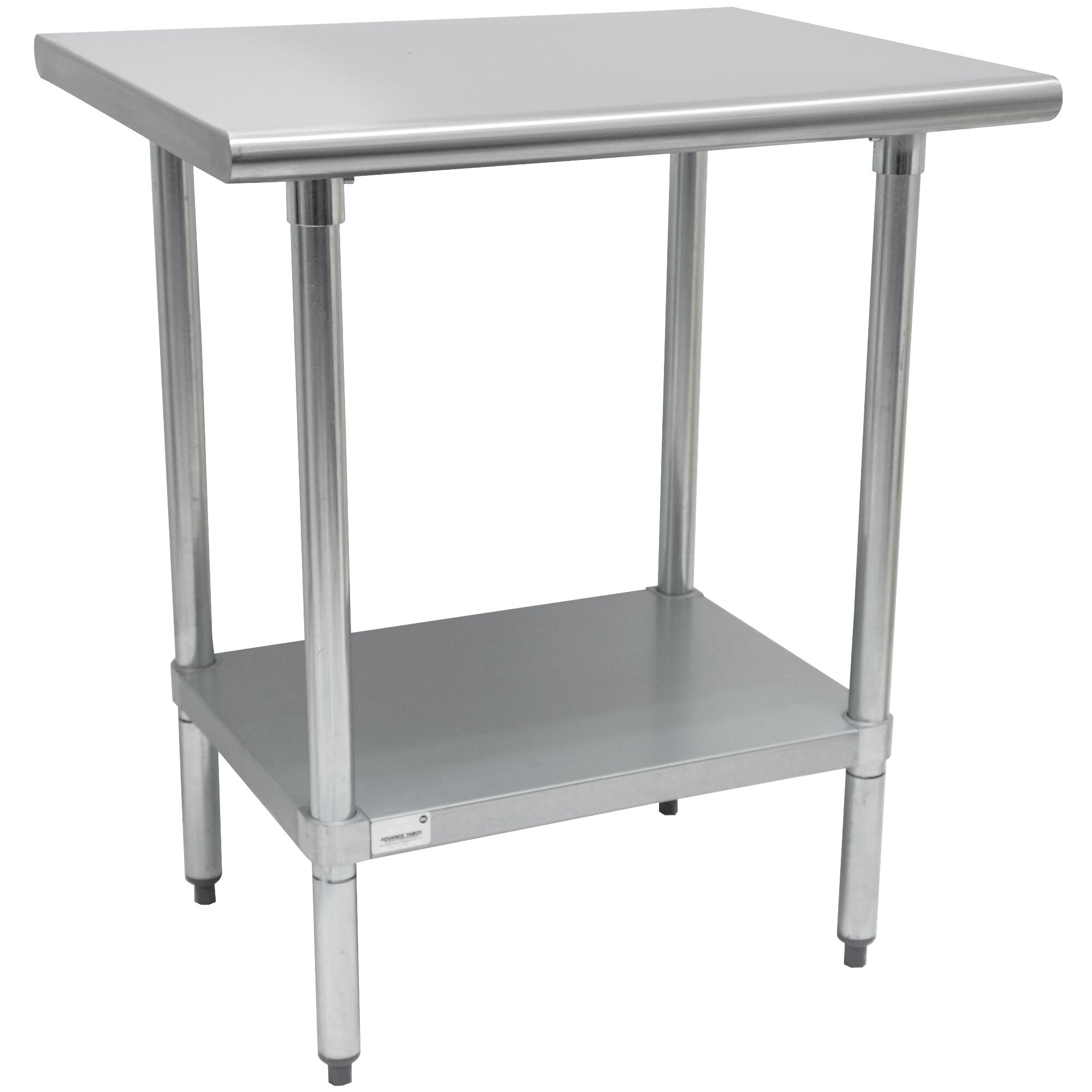 Advance Tabco AG-242 24" x 24" 16 Gauge Stainless Steel Work Table with ...