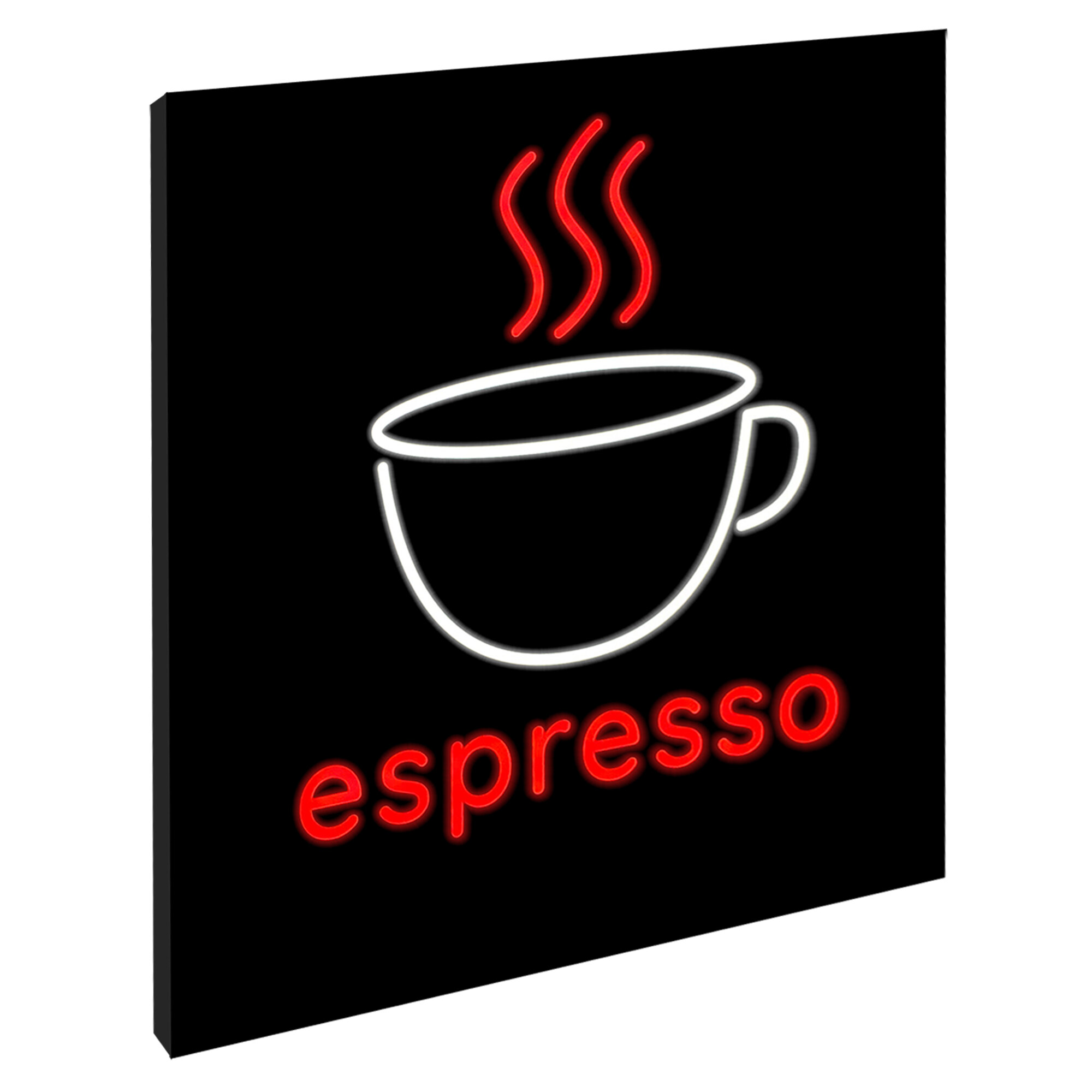 LED Espresso Sign - 20" x 20"