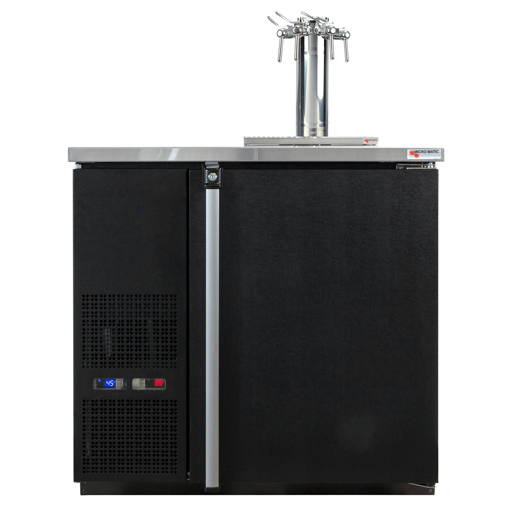 Micro Matic MDD36W-E-C Pro-Line E-Series 36 3/4" Dual Zone Wine ...