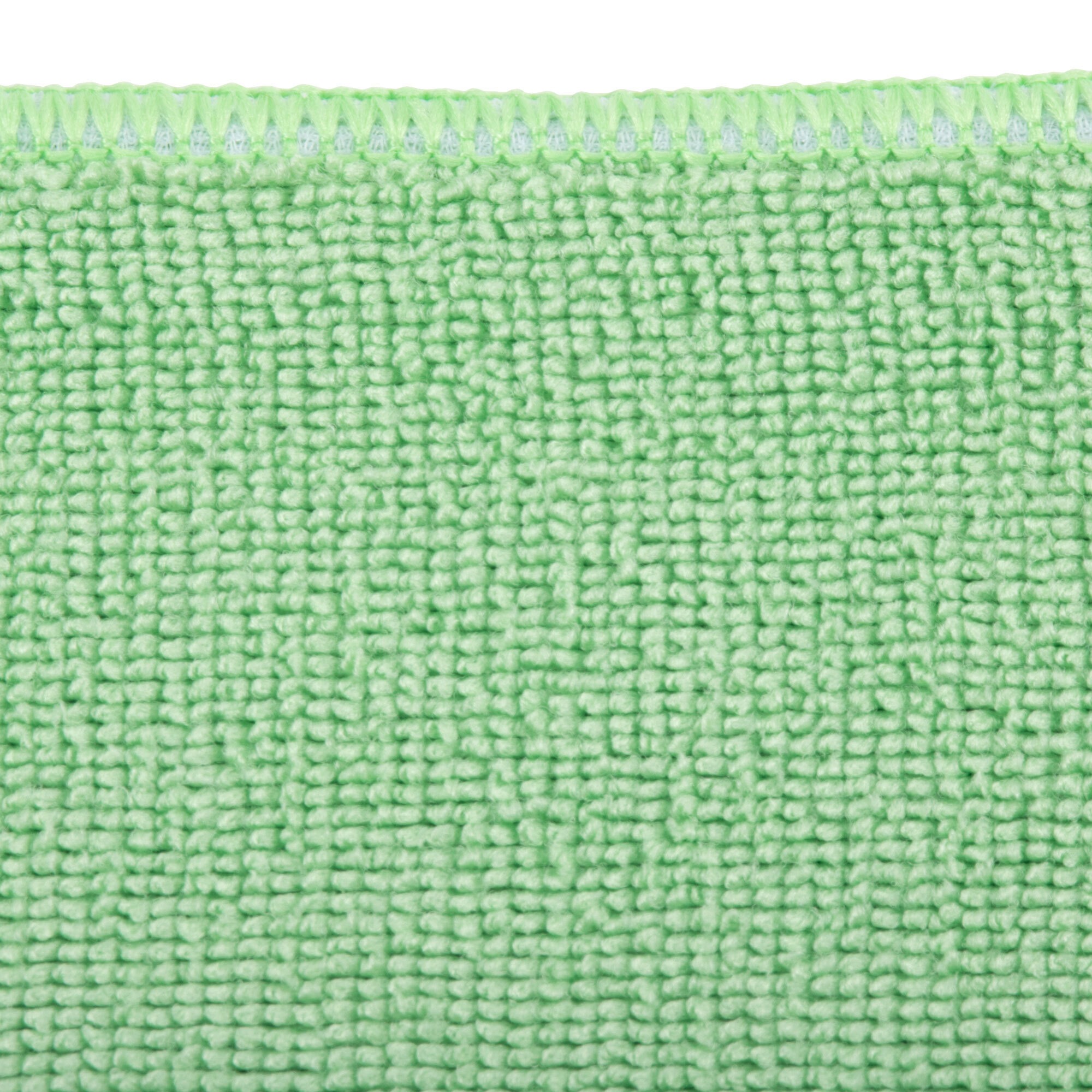 Unger MF400 SmartColor MicroWipe 16" x 15" Green Heavy-Duty Microfiber ...