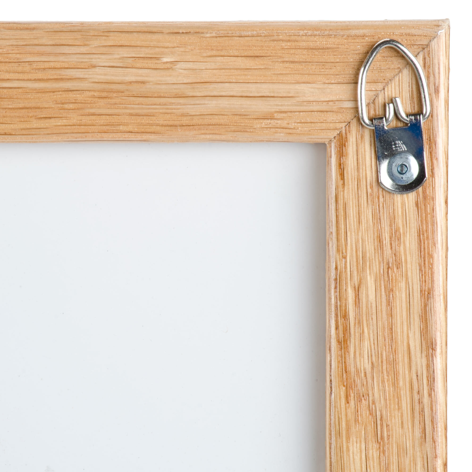 Aarco WOC1824NT-B OAK 18" x 24" Oak Frame White Marker Board