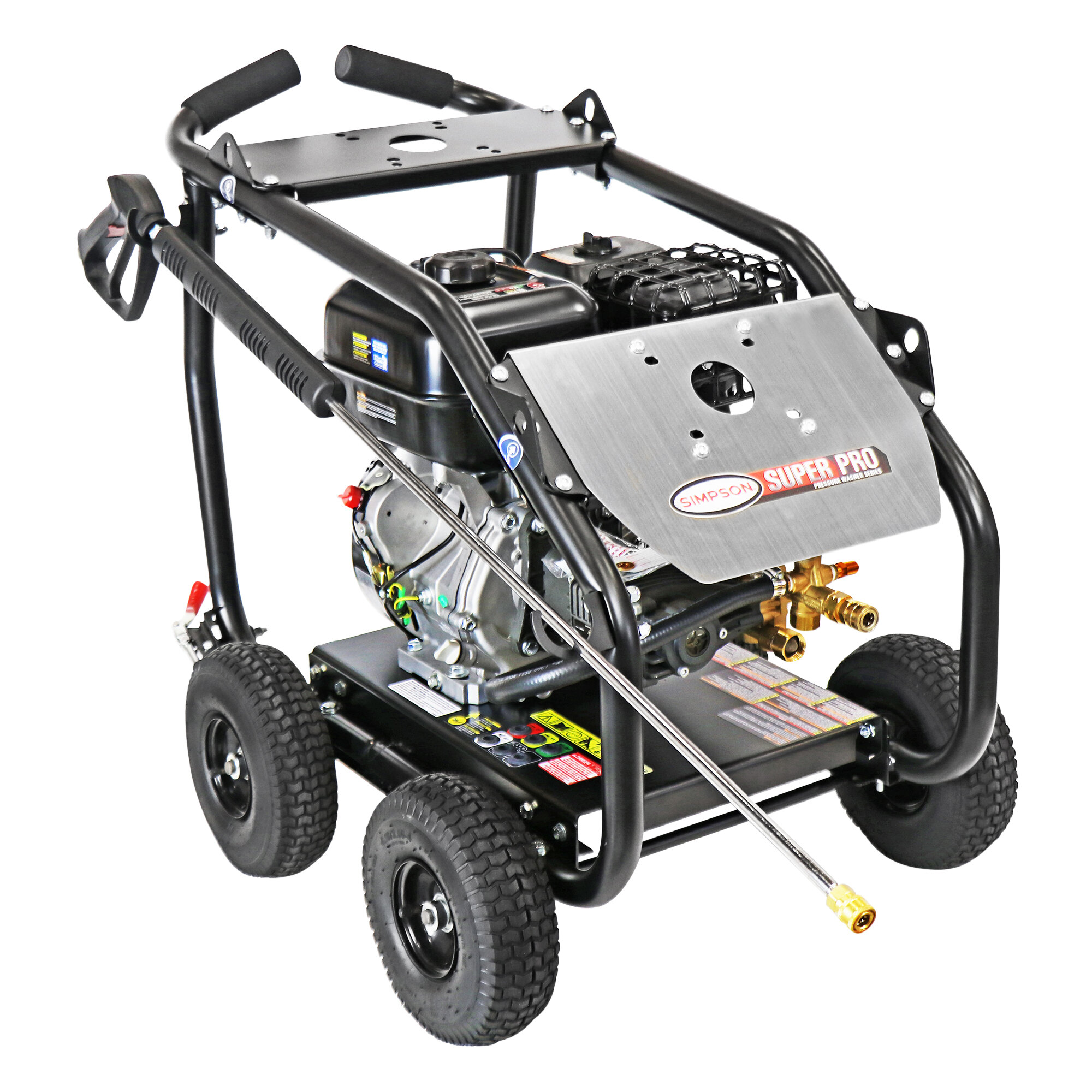 Simpson 65208 Super Pro Pressure Washer with Roll Cage, Simpson Engine ...