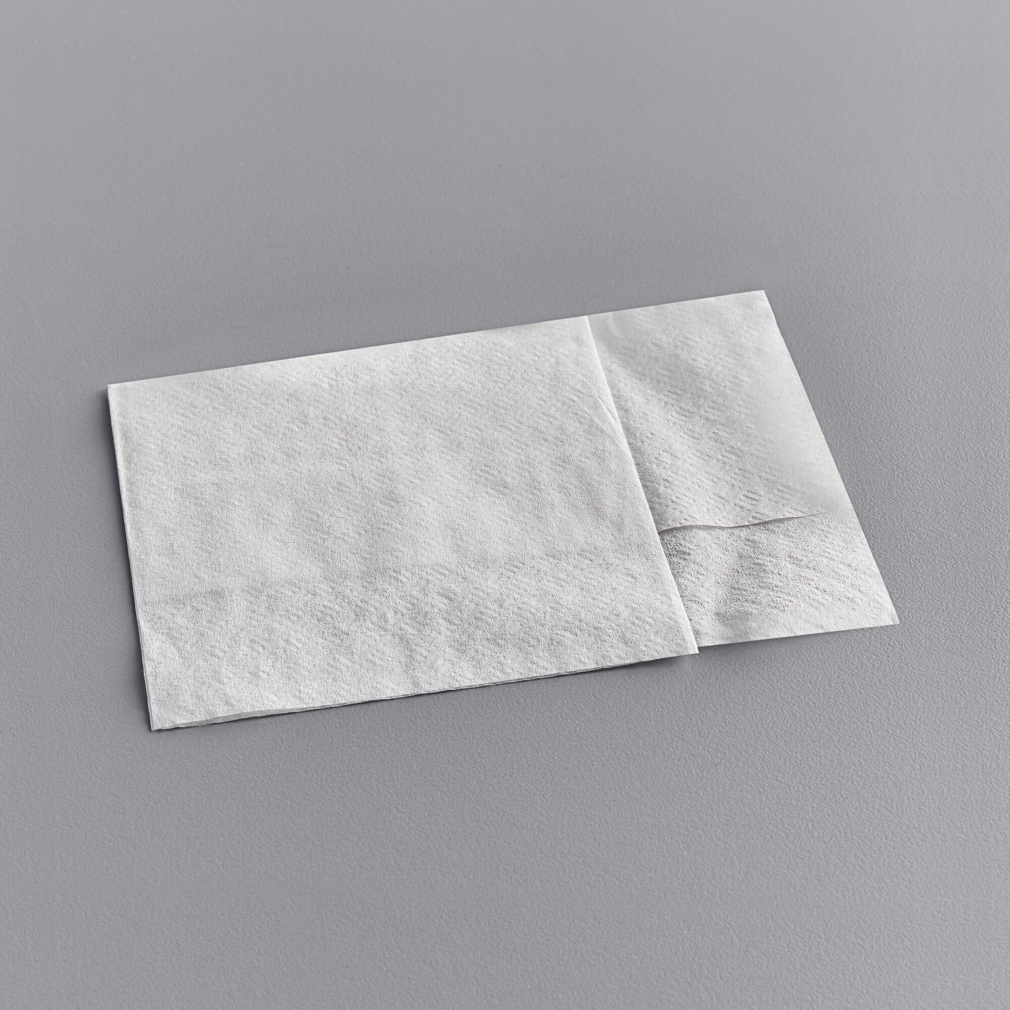 Choice White Junior Low-Fold 6" x 12" Dispenser Napkin - 500/Pack