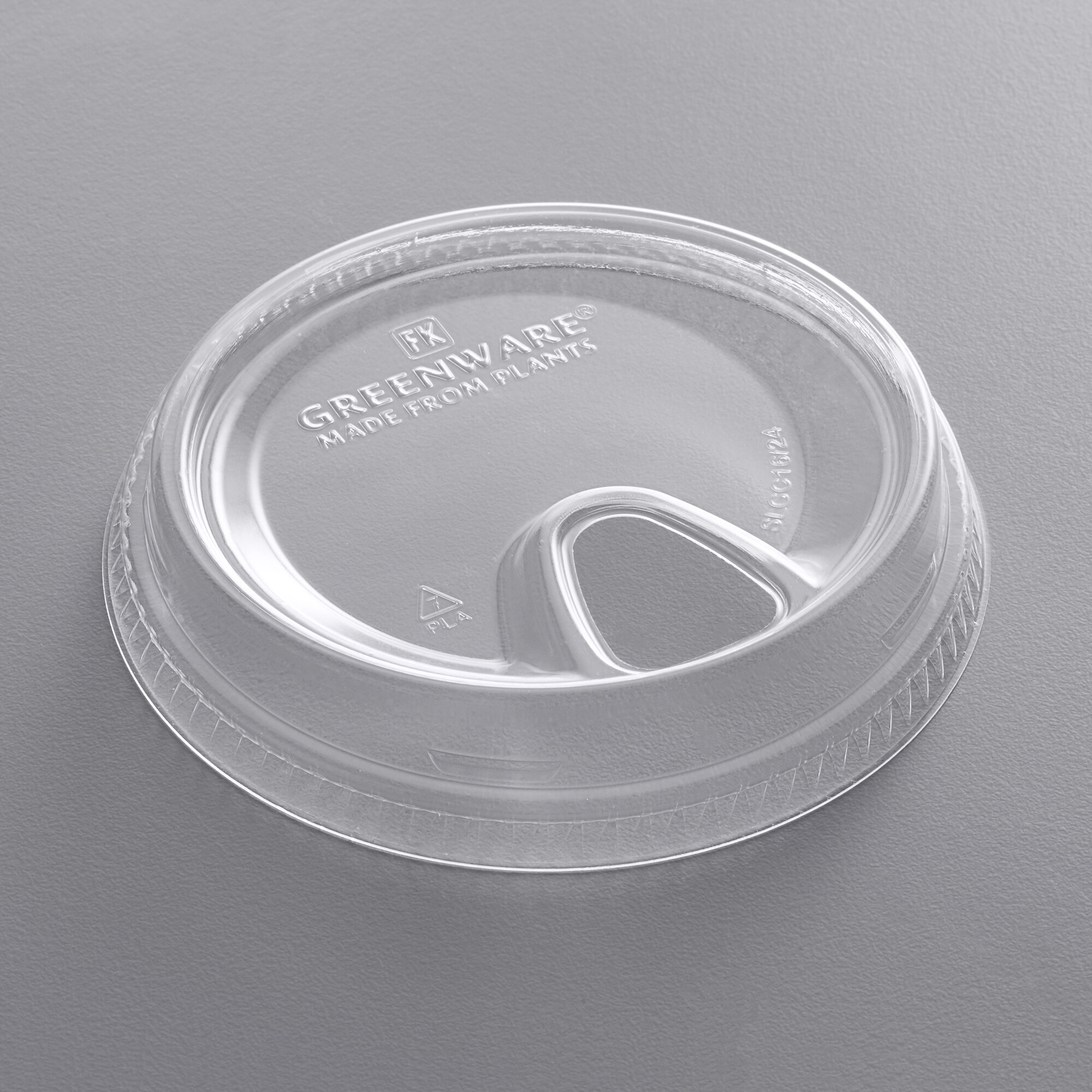 Fabri-Kal SLGC16/24 Greenware 16 and 24 oz. Clear Plastic Strawless ...