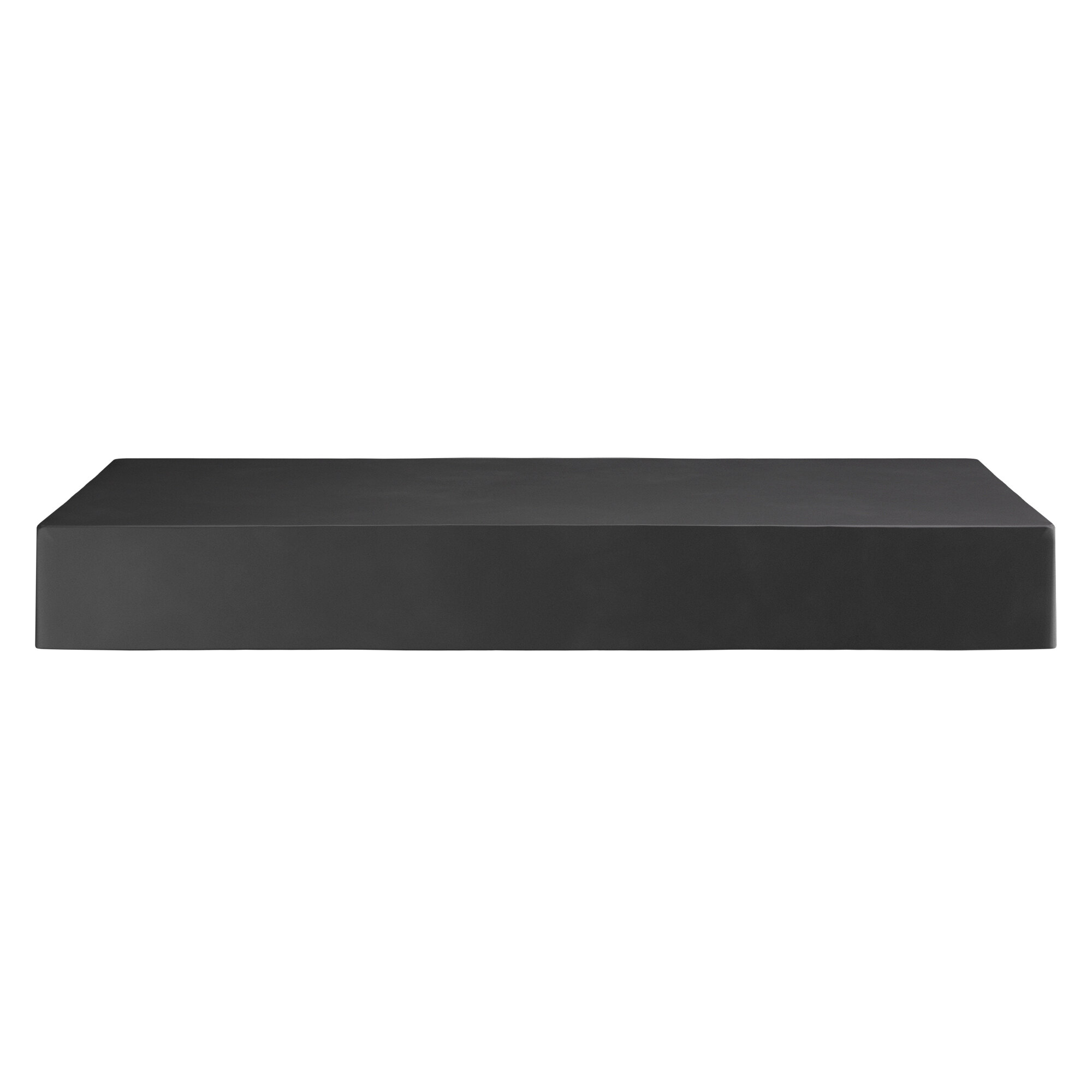 Regency 48" x 24" x 6" Black Plastic End Cap / Spot Merchandiser - 1000 ...