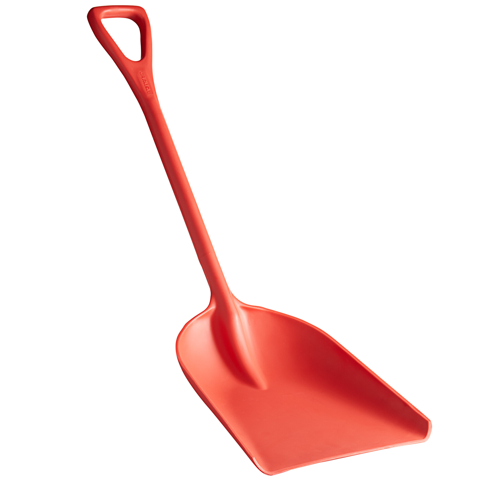 Carlisle 4107705 Sparta 13 3/4" Wide Red Food Service Shovel / Ice Shovel