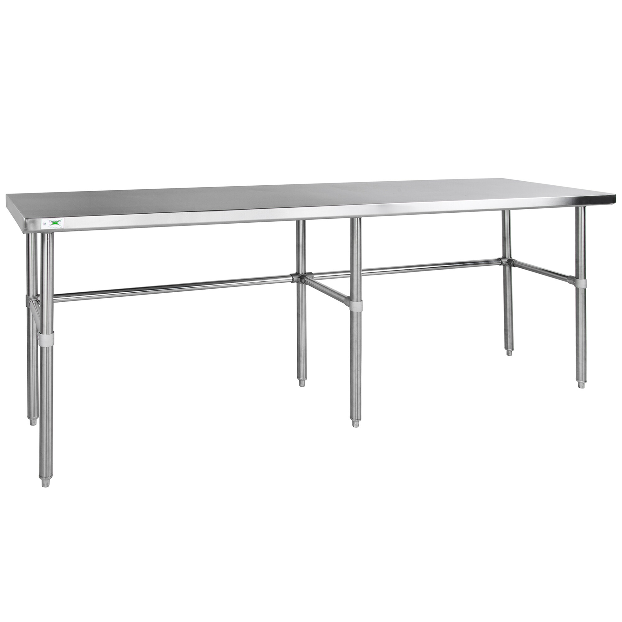 Regency 24" x 96" 14-Gauge 304 Stainless Steel Commercial Open Base ...