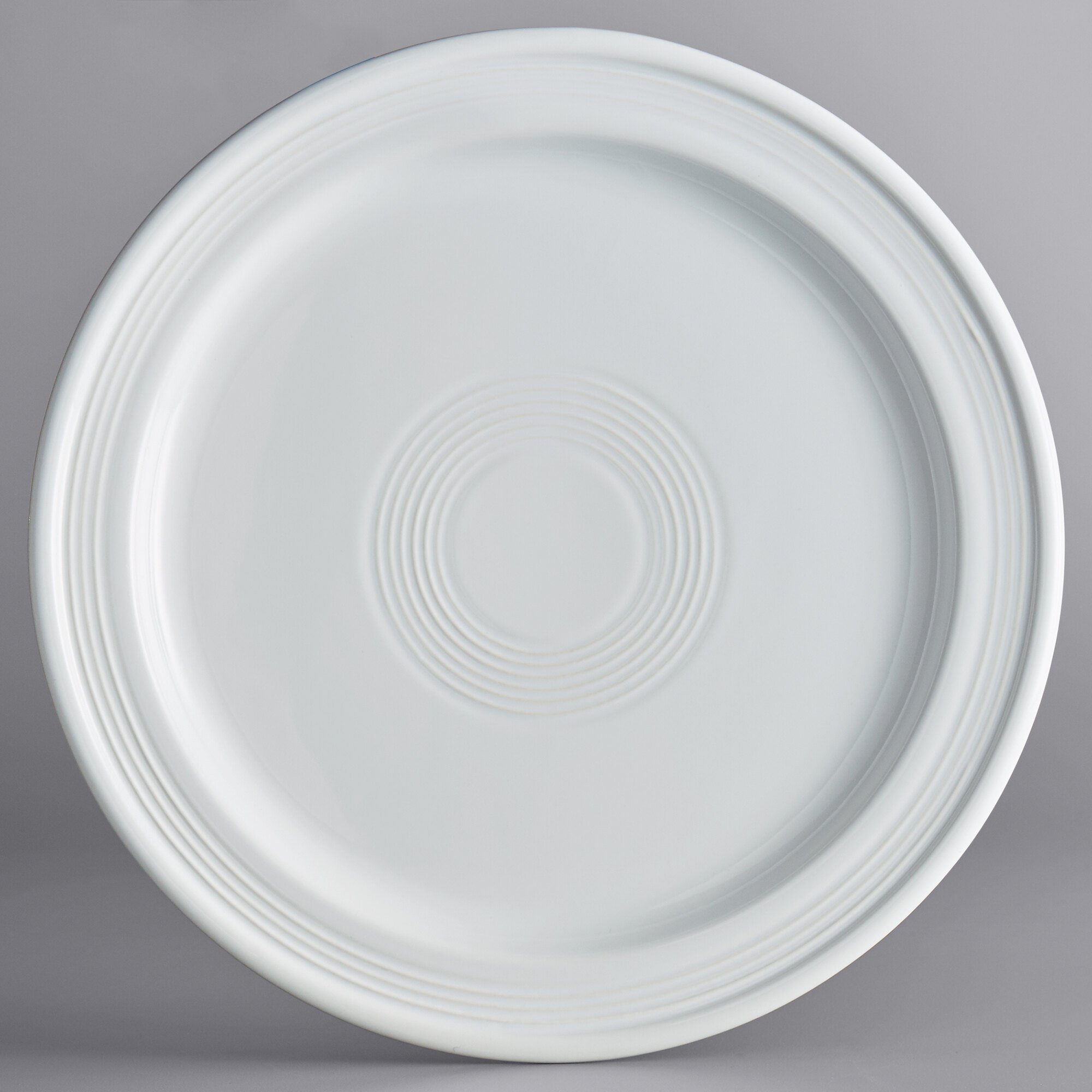 Acopa Capri 10" Coconut White Stoneware Plate - 12/Case