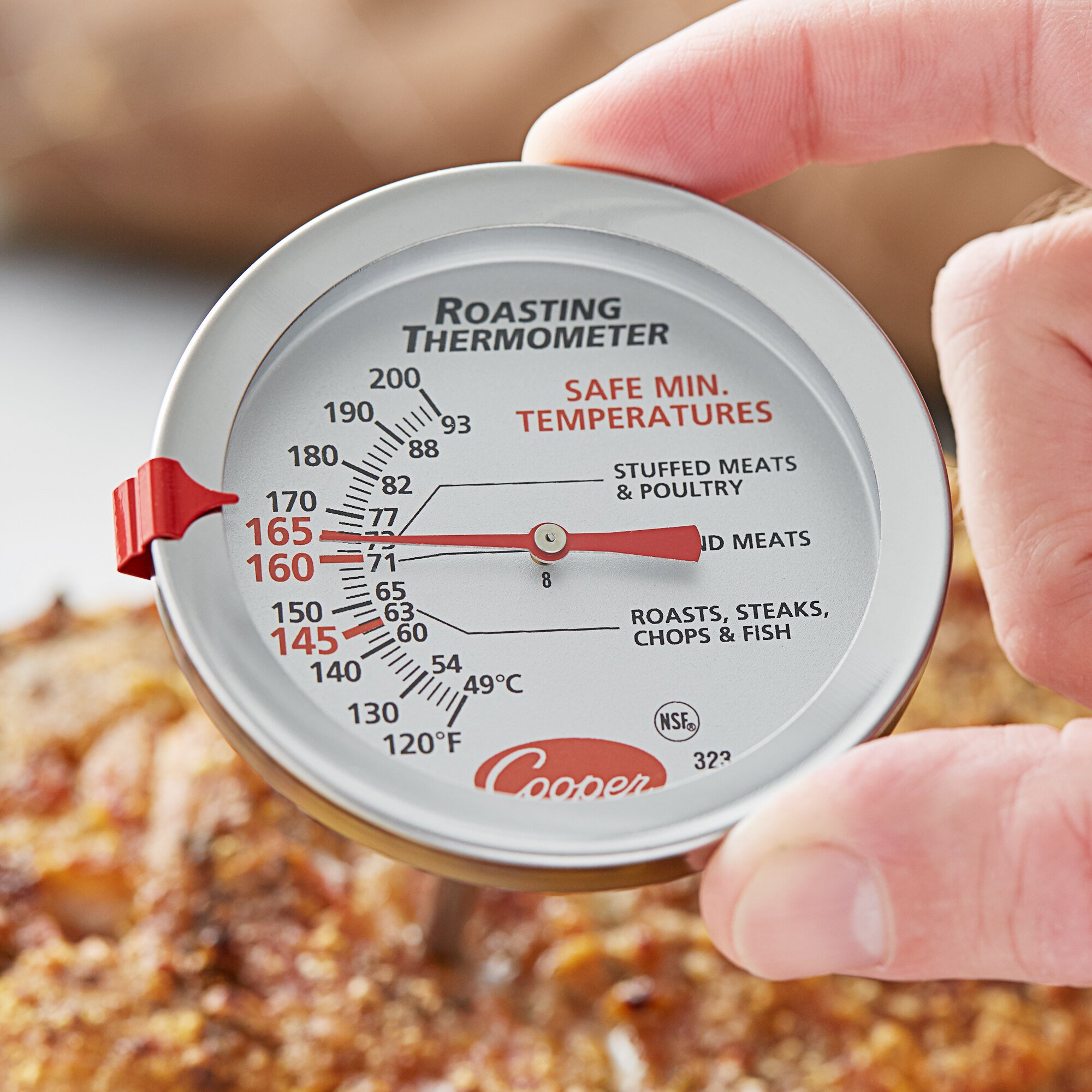 Cooper-Atkins 323-0-1 6" Probe Dial Meat Thermometer