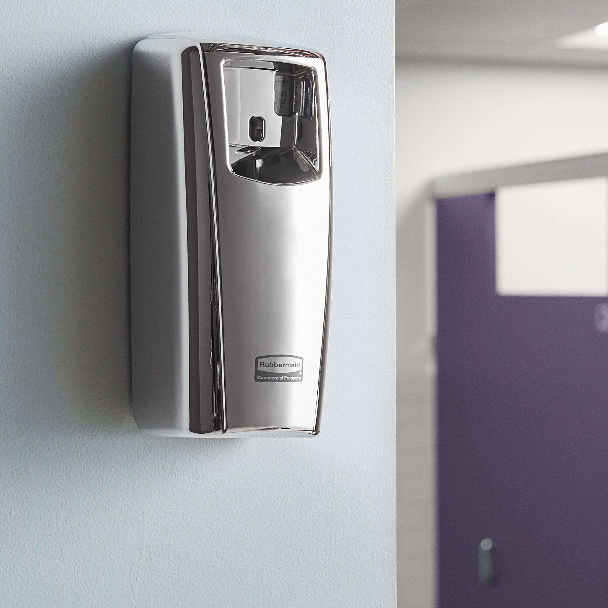 Rubbermaid 1793536 Microburst 9000 LCD Chrome Metered Aerosol Air ...