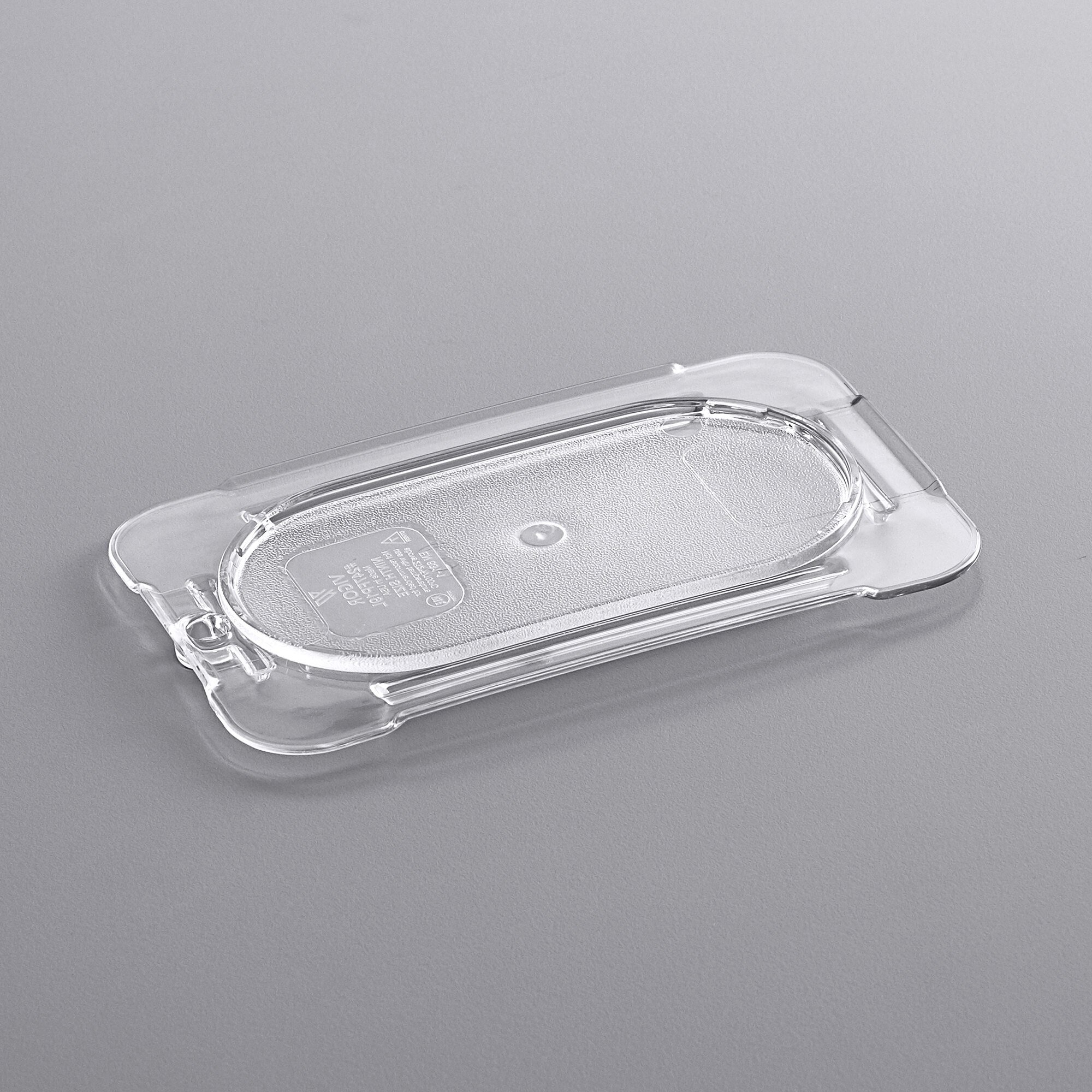 Vigor 1/9 Size Clear Polycarbonate Flat Food Pan Lid