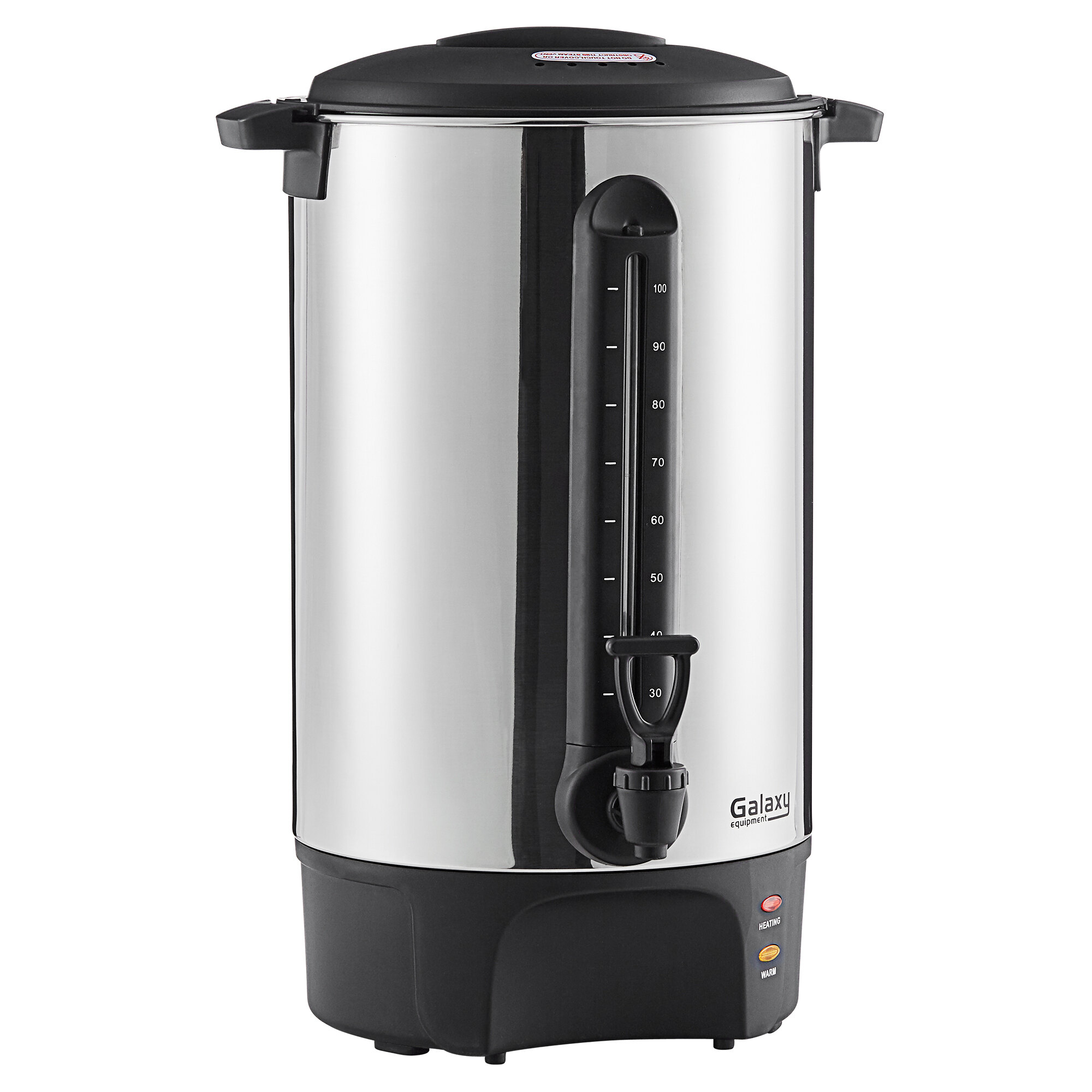 Galaxy 102 Cup (510 oz.) Stainless Steel Single Wall Coffee Urn - 120V ...