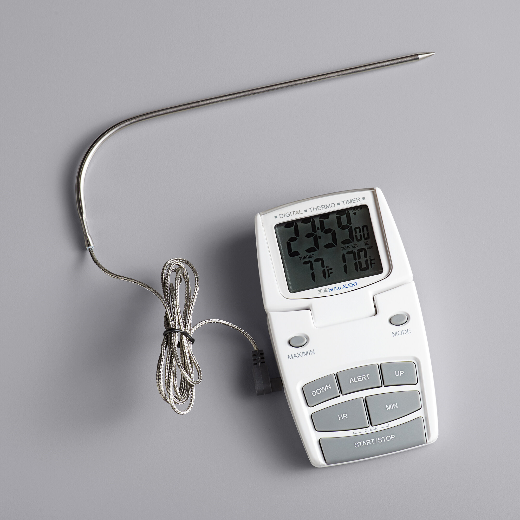 Comark HLA1 6" Digital Cooking and Cooling Thermometer with 24-Hour ...