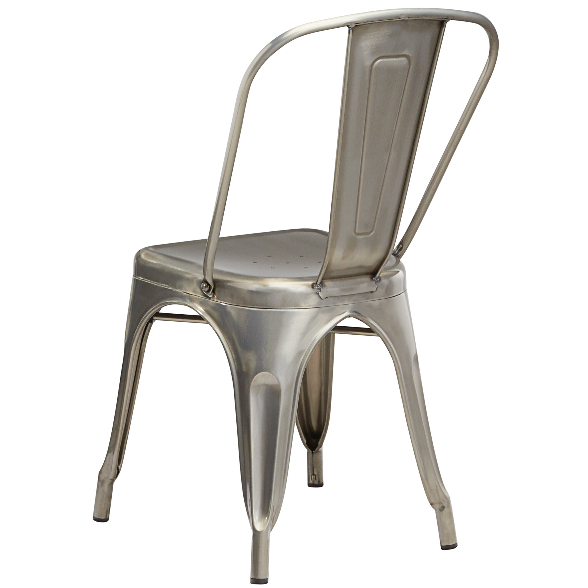 Lancaster Table & Seating Alloy Series Clear Coat Metal Indoor ...