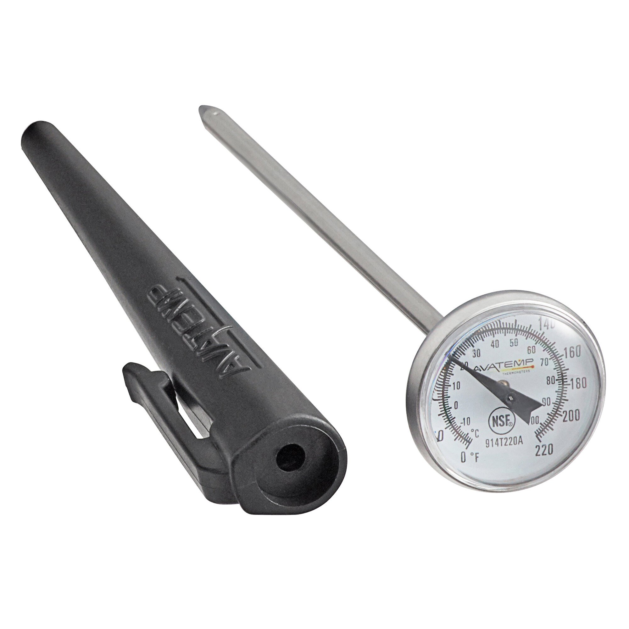 AvaTemp 5" Pocket Probe Dial Thermometer 0 - 220 Degrees Fahrenheit