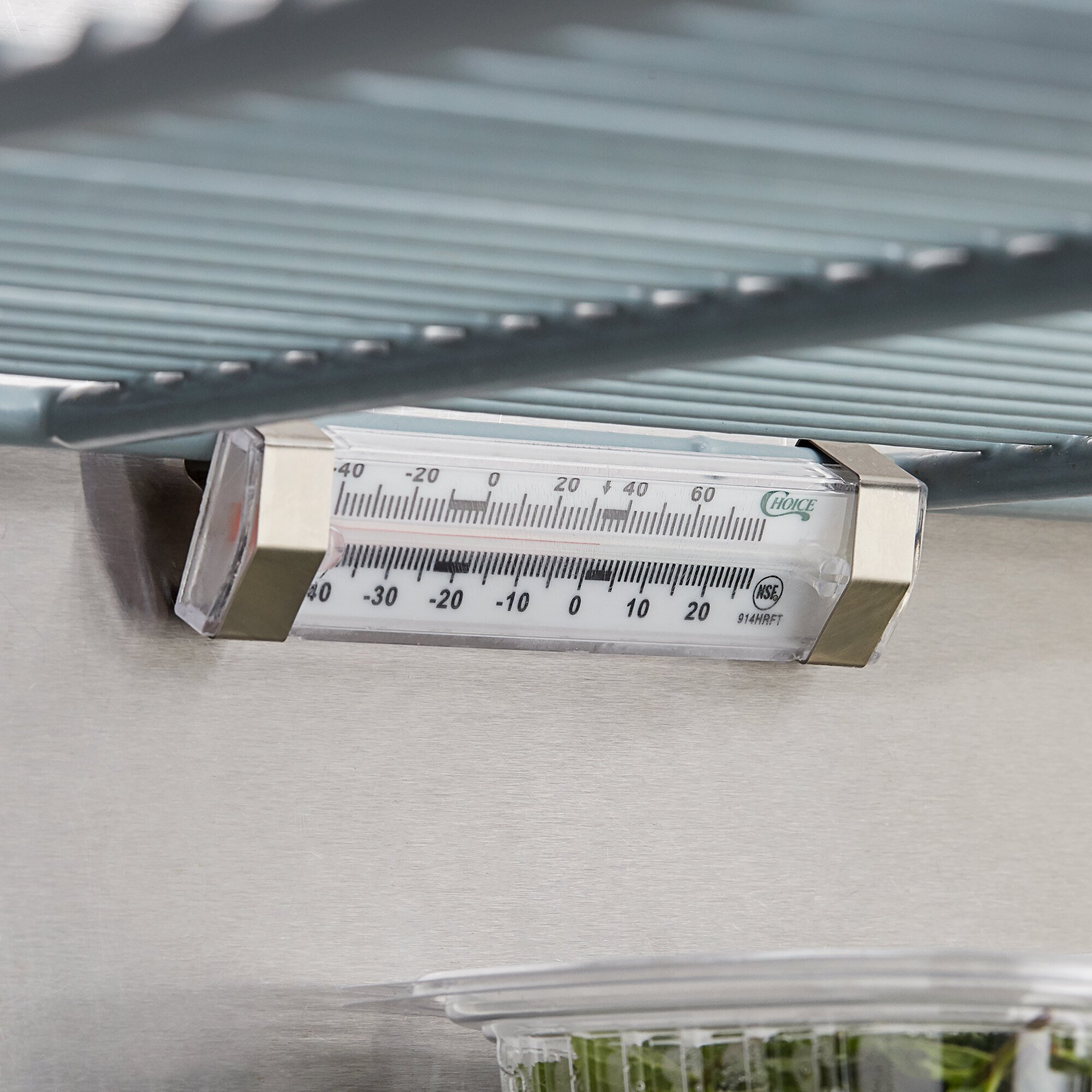 Choice 4 3/4" Tube Refrigerator / Freezer Thermometer