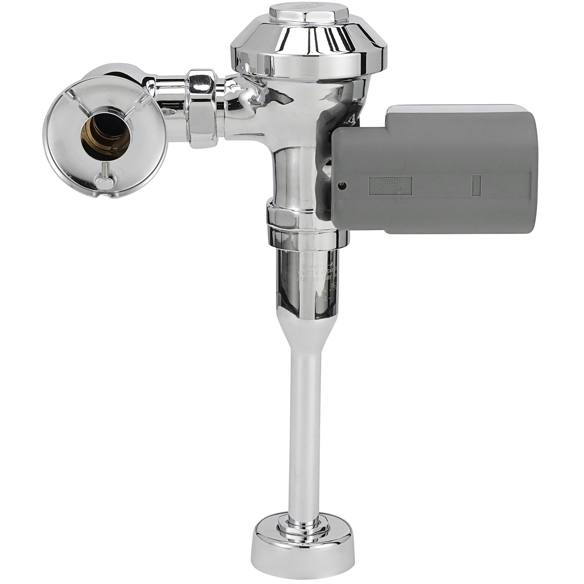 Zurn ZER6003PL-ULF-CP AquaSense Exposed Diaphragm Ultra Low Flow Urinal ...