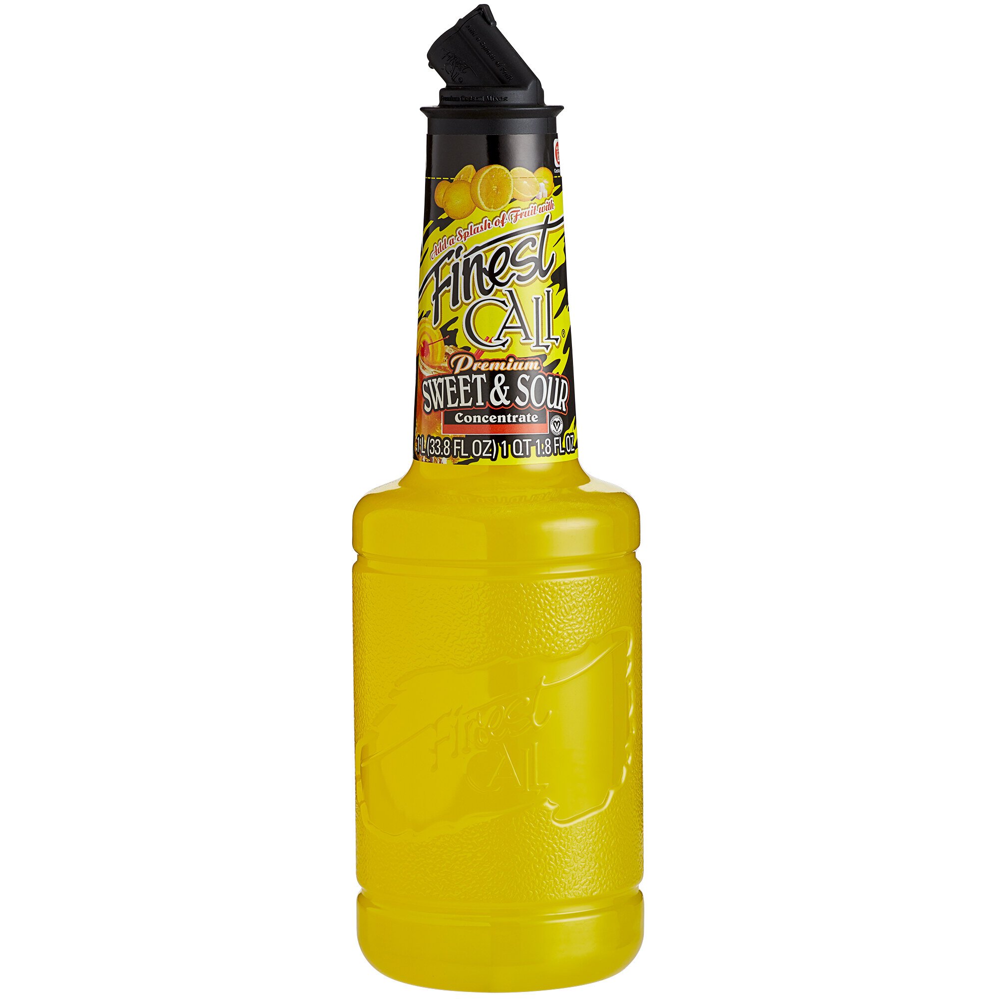 Finest Call 1 Liter Premium Sweet and Sour Mix Concentrate