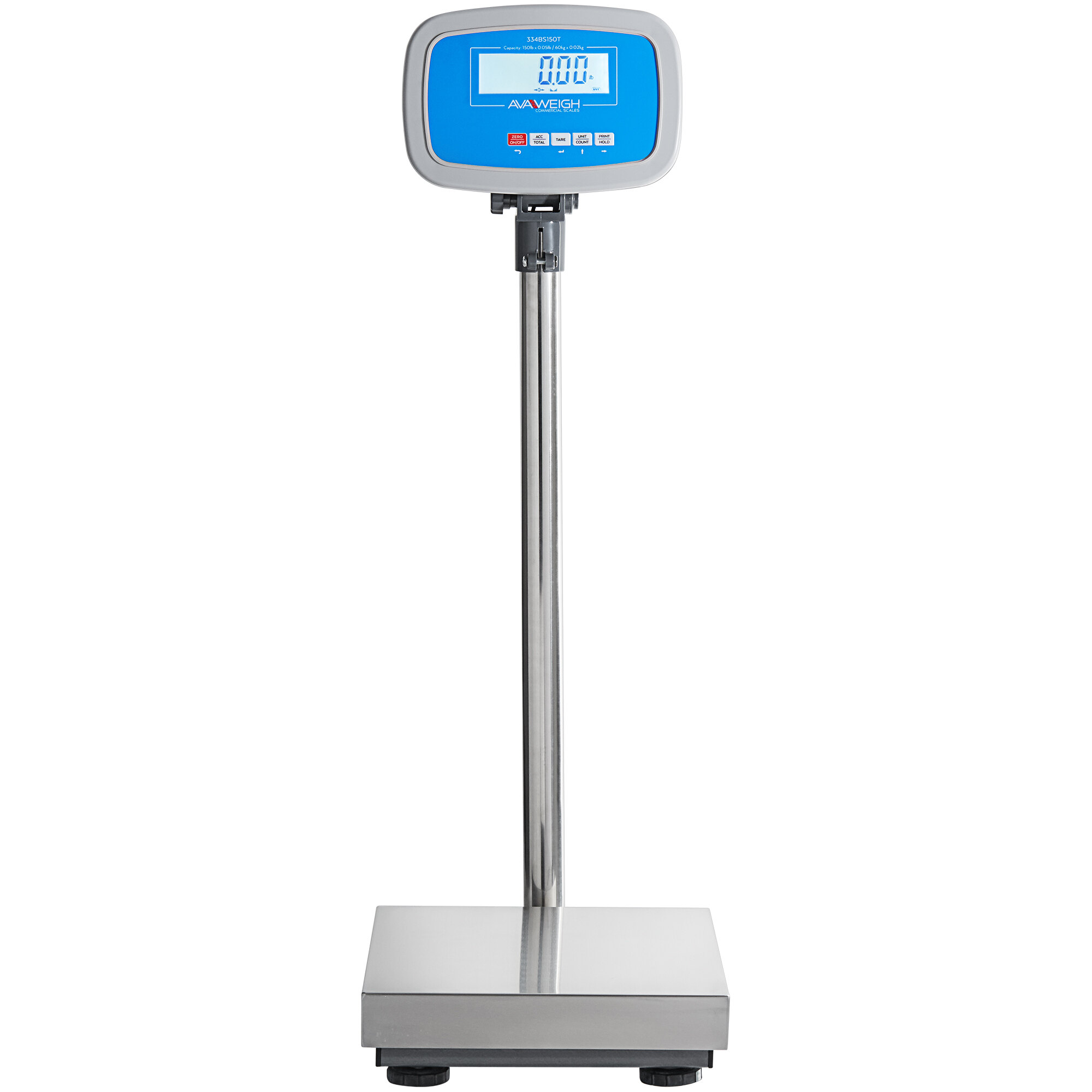 AvaWeigh BS150T 150 lb. Digital Receiving Bench Scale with Tower Display