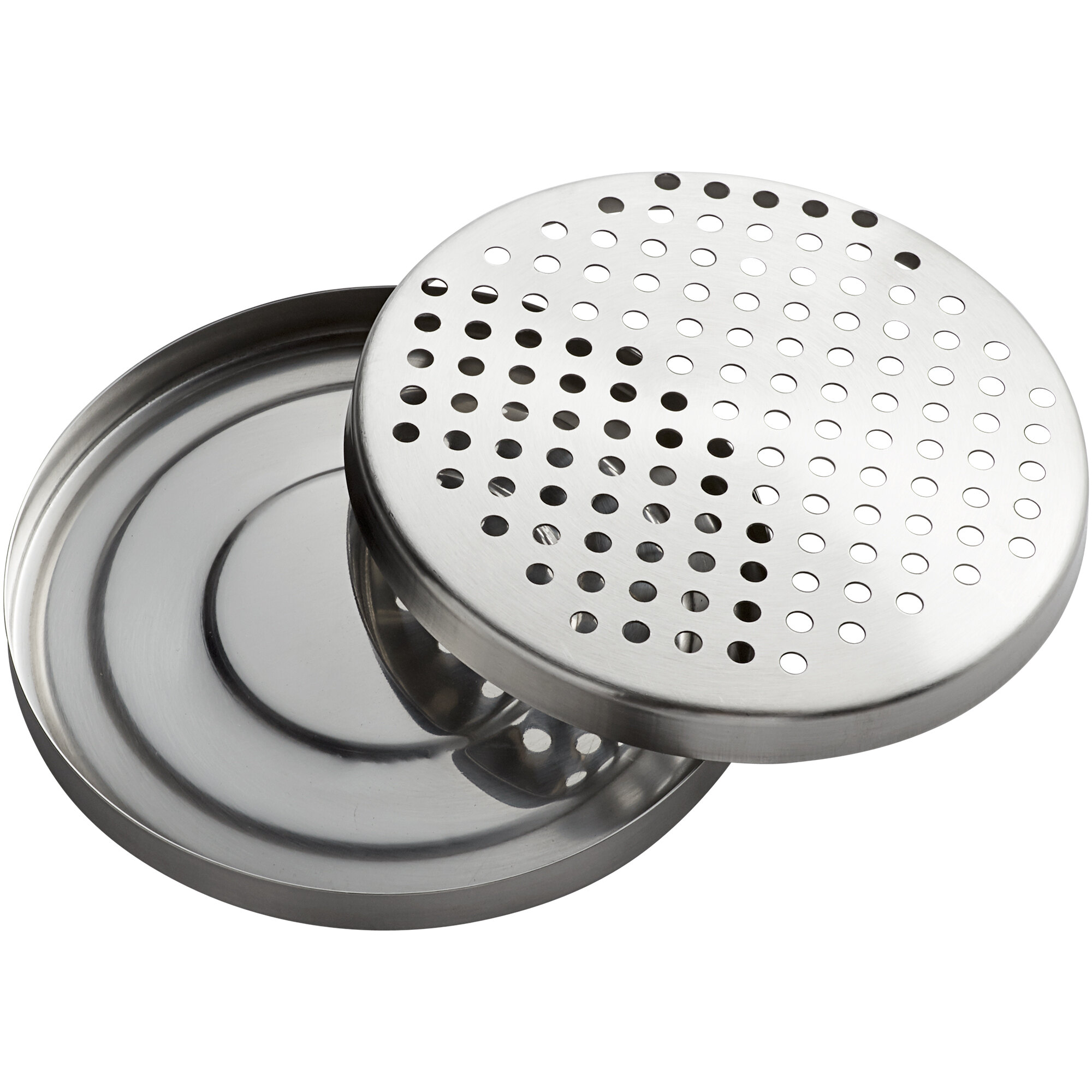 American Metalcraft DT3 5 1/2" Round Stainless Steel Drip Tray