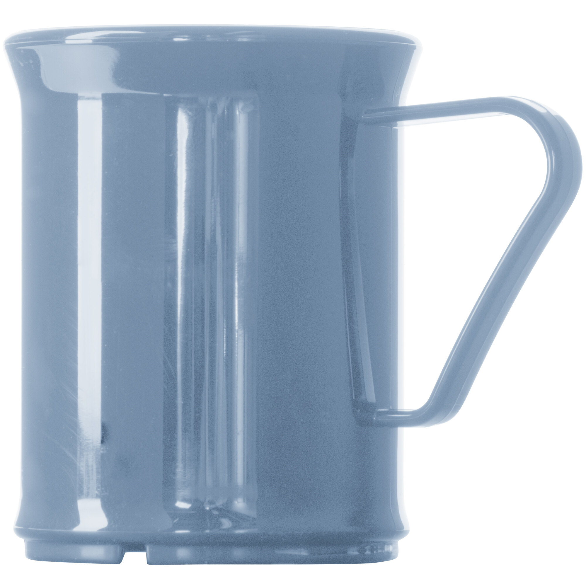 Cambro 96CW401 Camwear 9.6 oz. Slate Blue Polycarbonate Mug - 48/Case