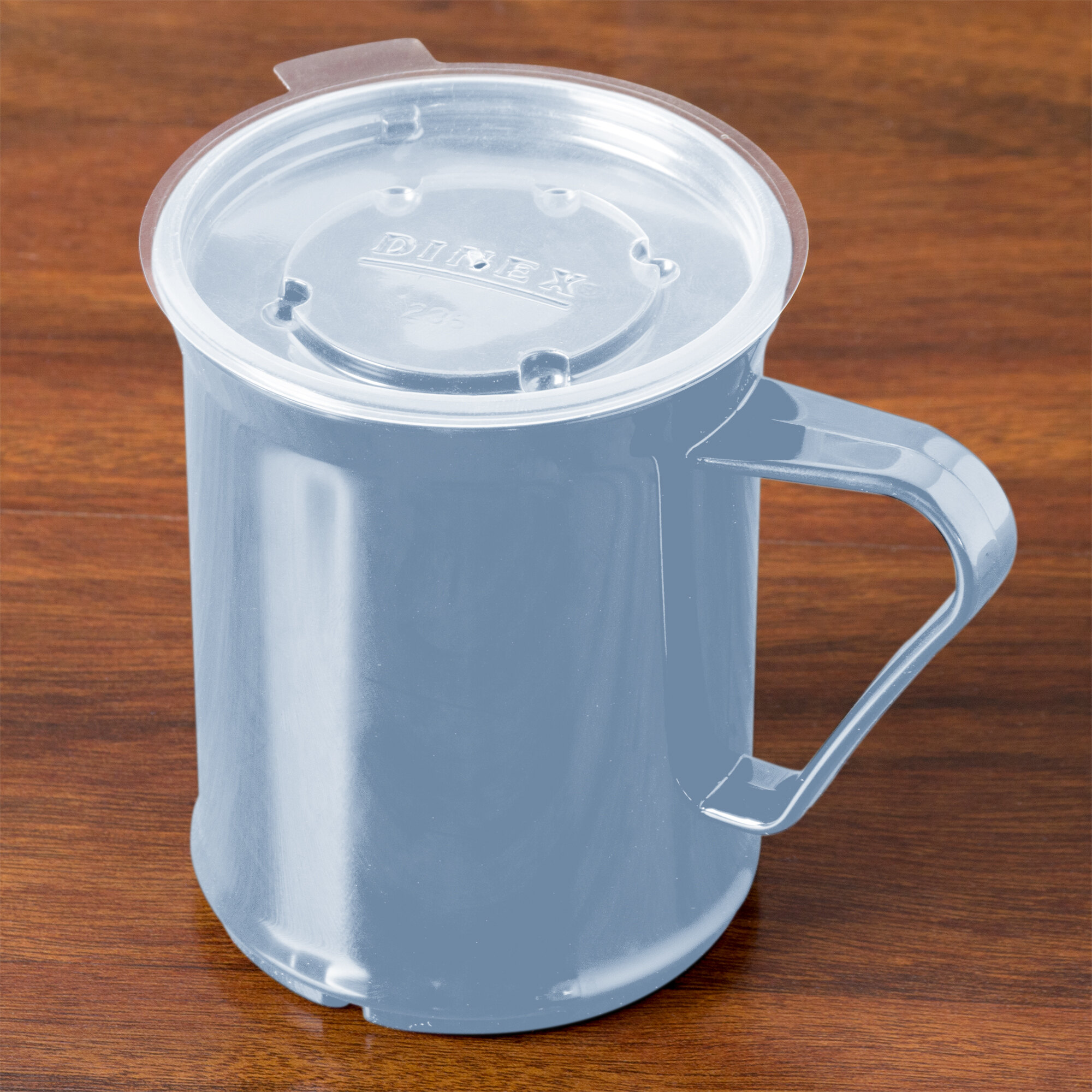 Cambro 96CW401 Camwear 9.6 oz. Slate Blue Polycarbonate Mug - 48/Case