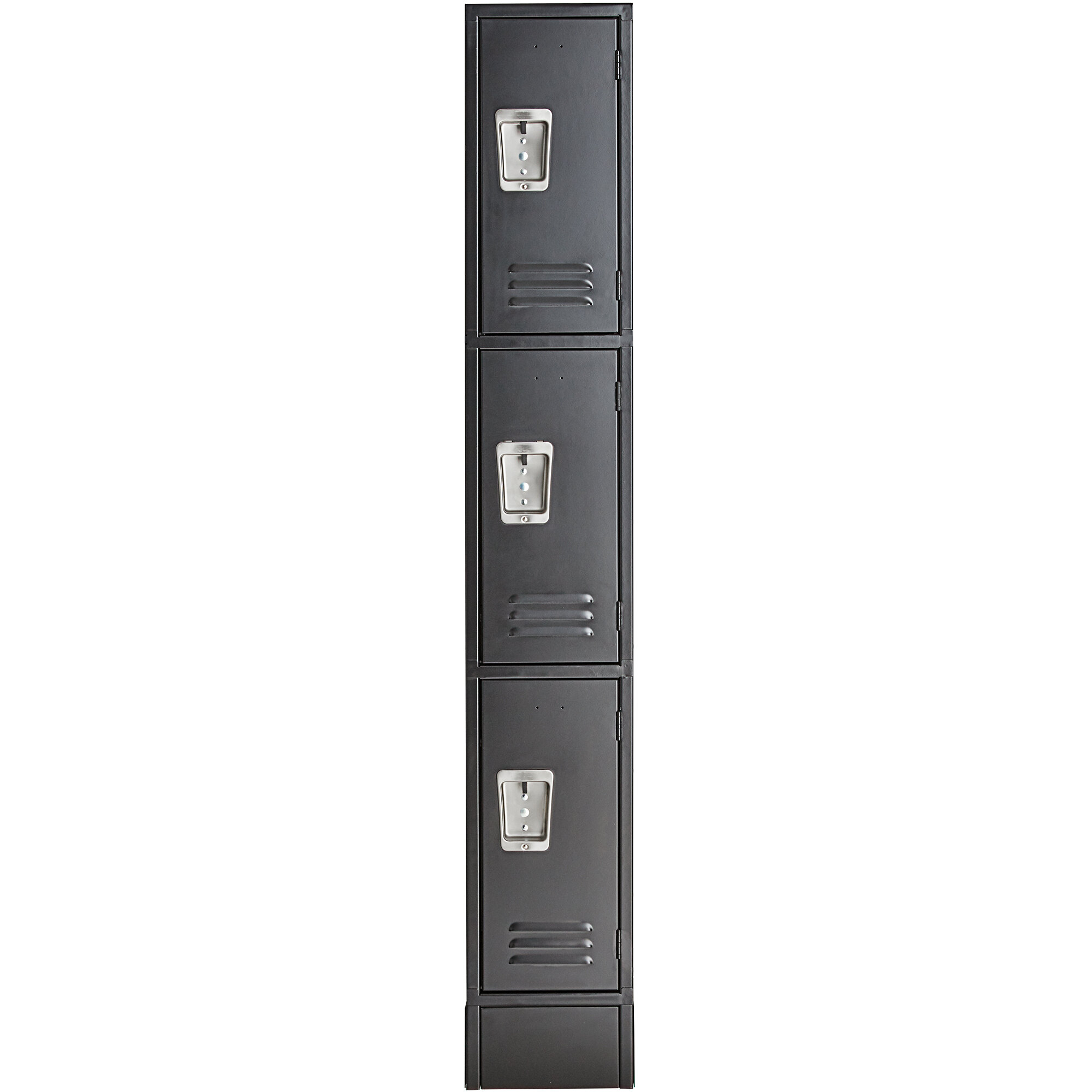 Regency Space Solutions Black 12" x 18" x 78" Single, 3 Tier Locker ...