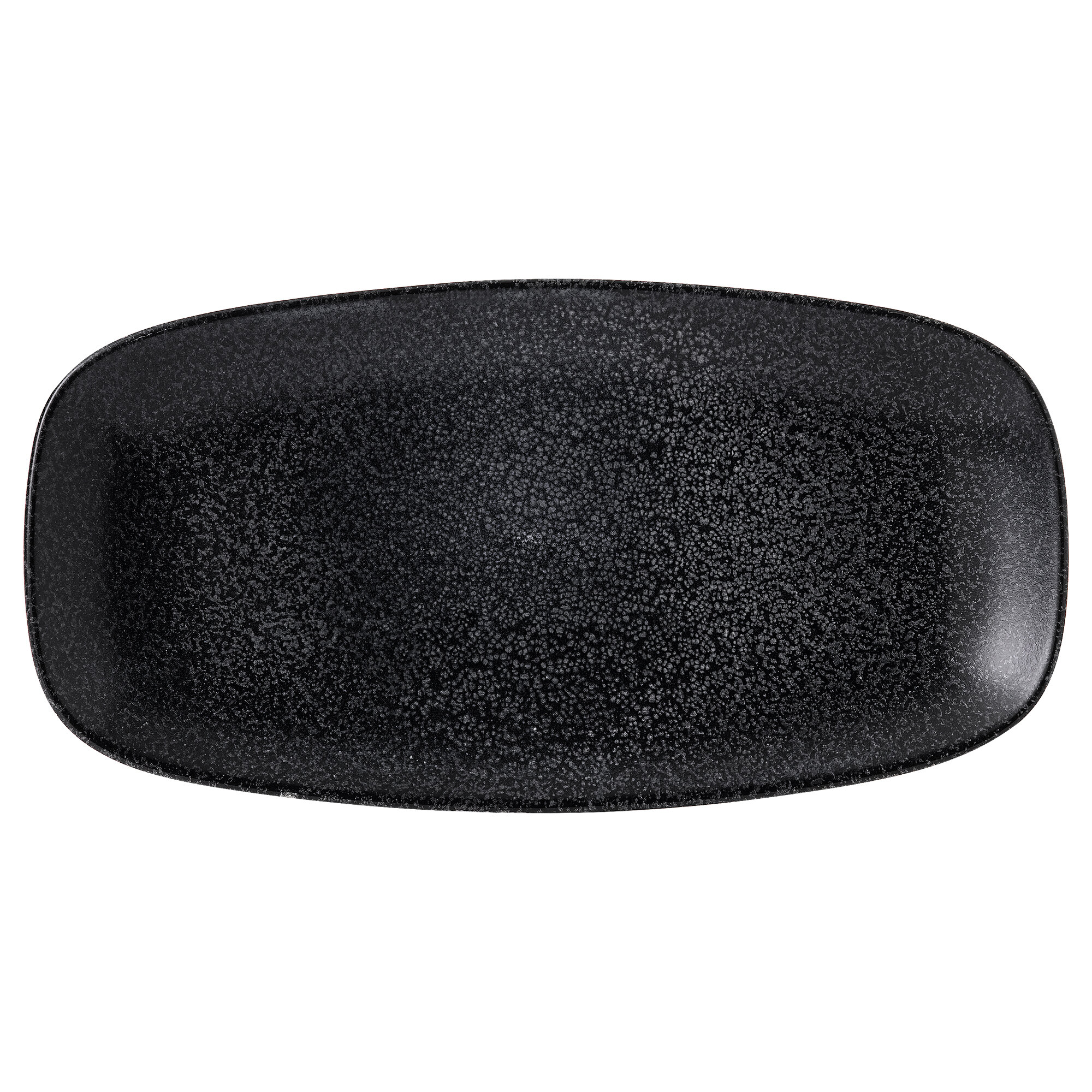 Dudson EB298 Evo Origins 11 3/4" x 6" Black Oval China Plate by Arc ...